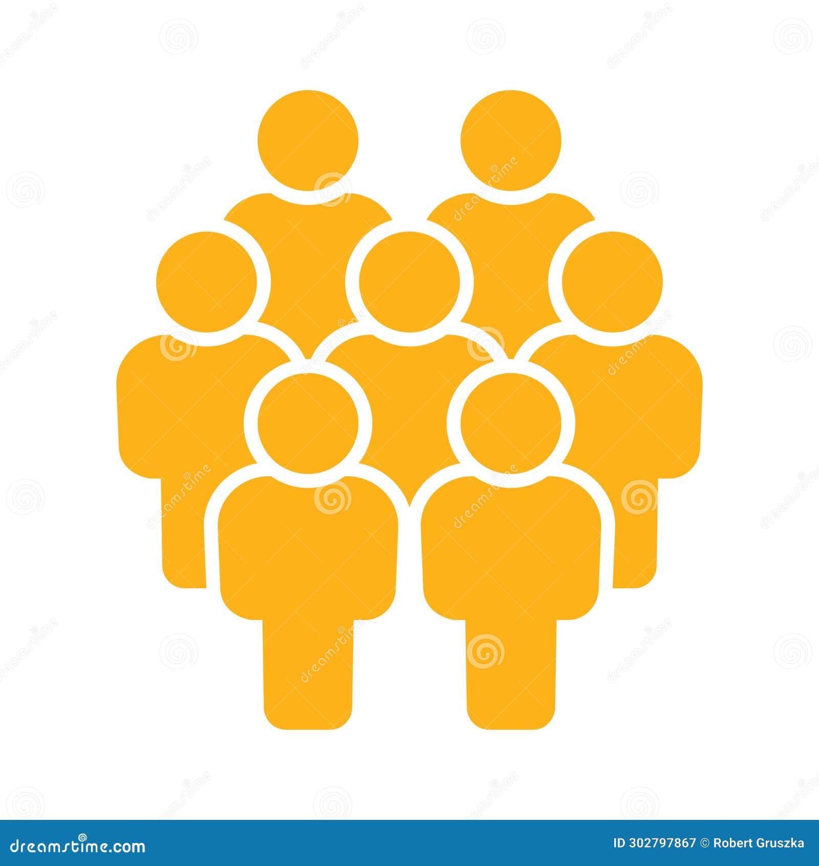 Symbol, people icon stock vector. Illustration of person - 302797867