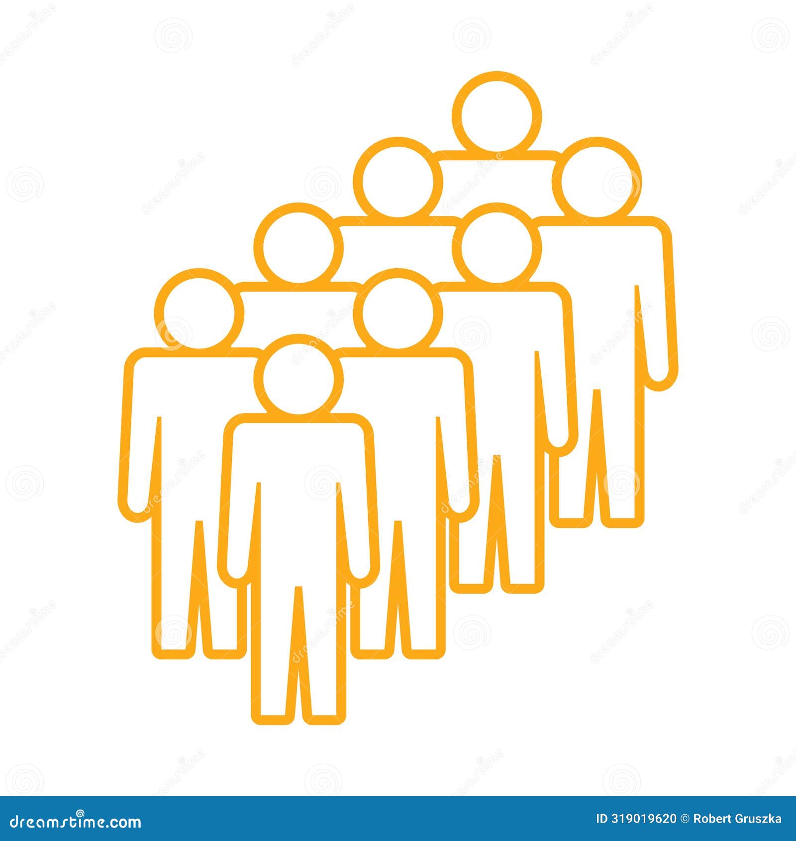 Symbol, people icon. stock vector. Illustration of file - 319019620