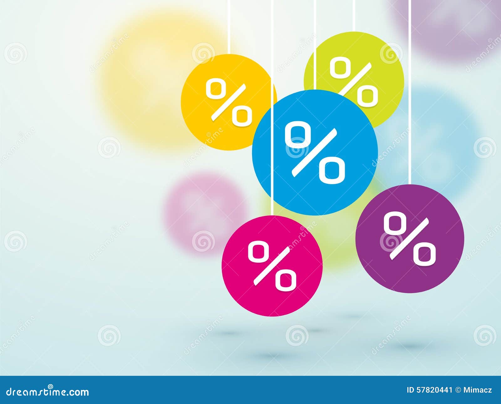 Symbol percent discounts stock vector. Illustration of growth - 57820441