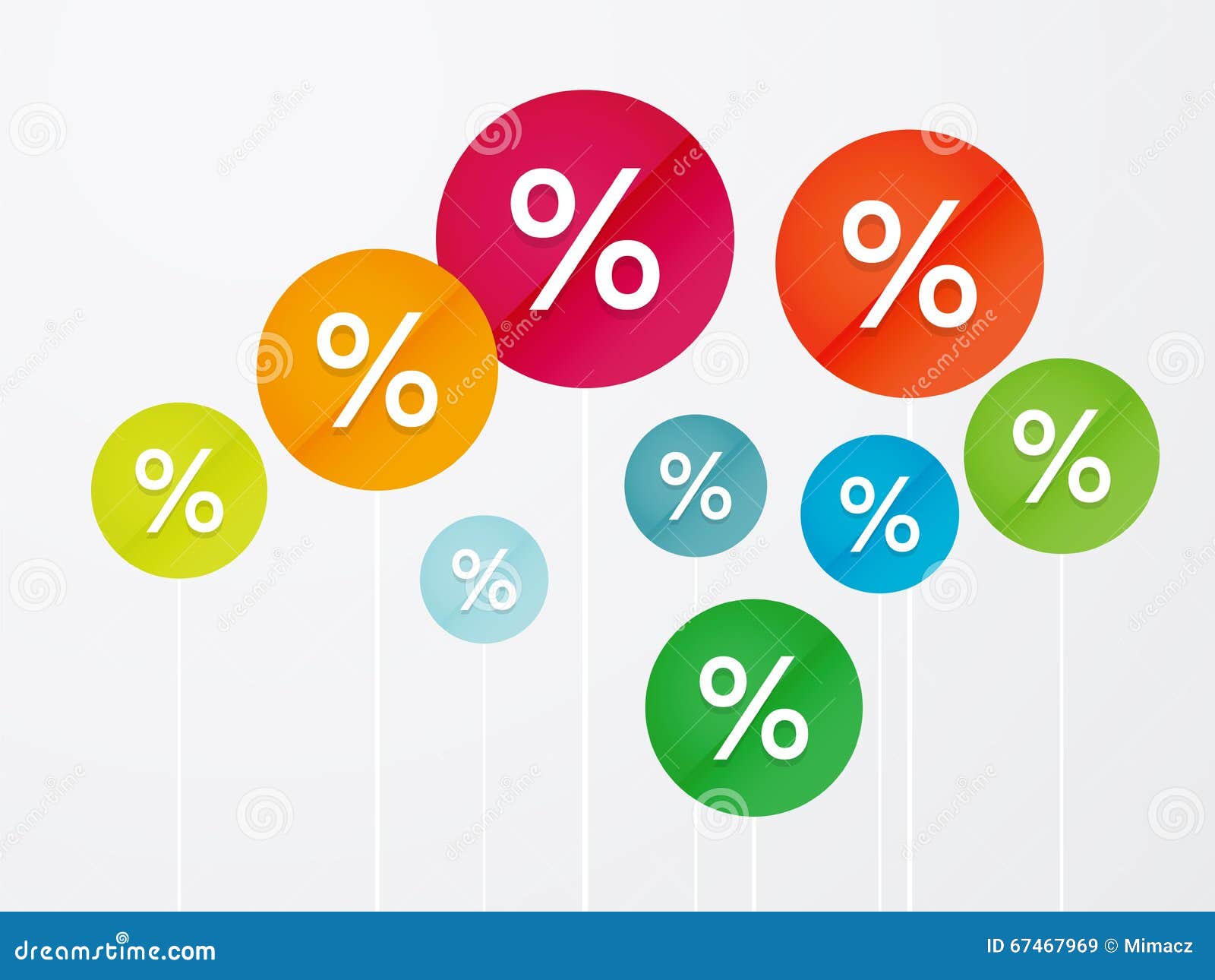 Symbol percent discounts stock vector. Illustration of offer - 67467969