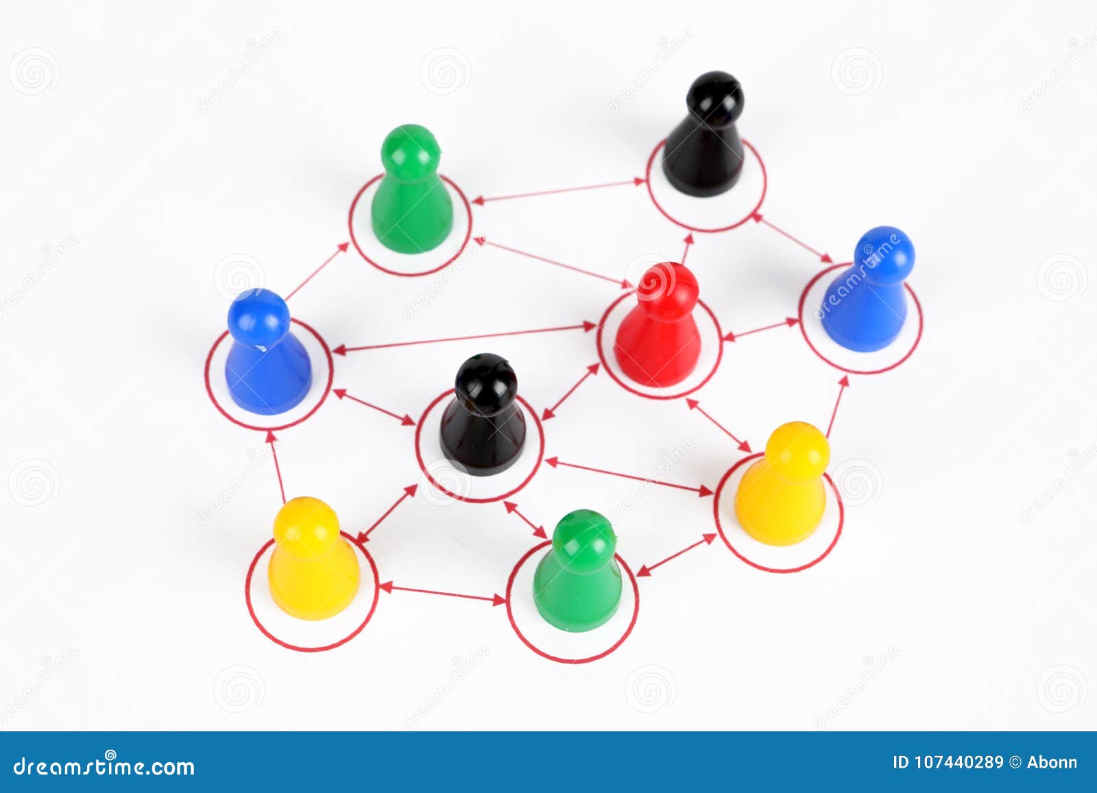 Teamwork with Different Characters Stock Image - Image of work ...