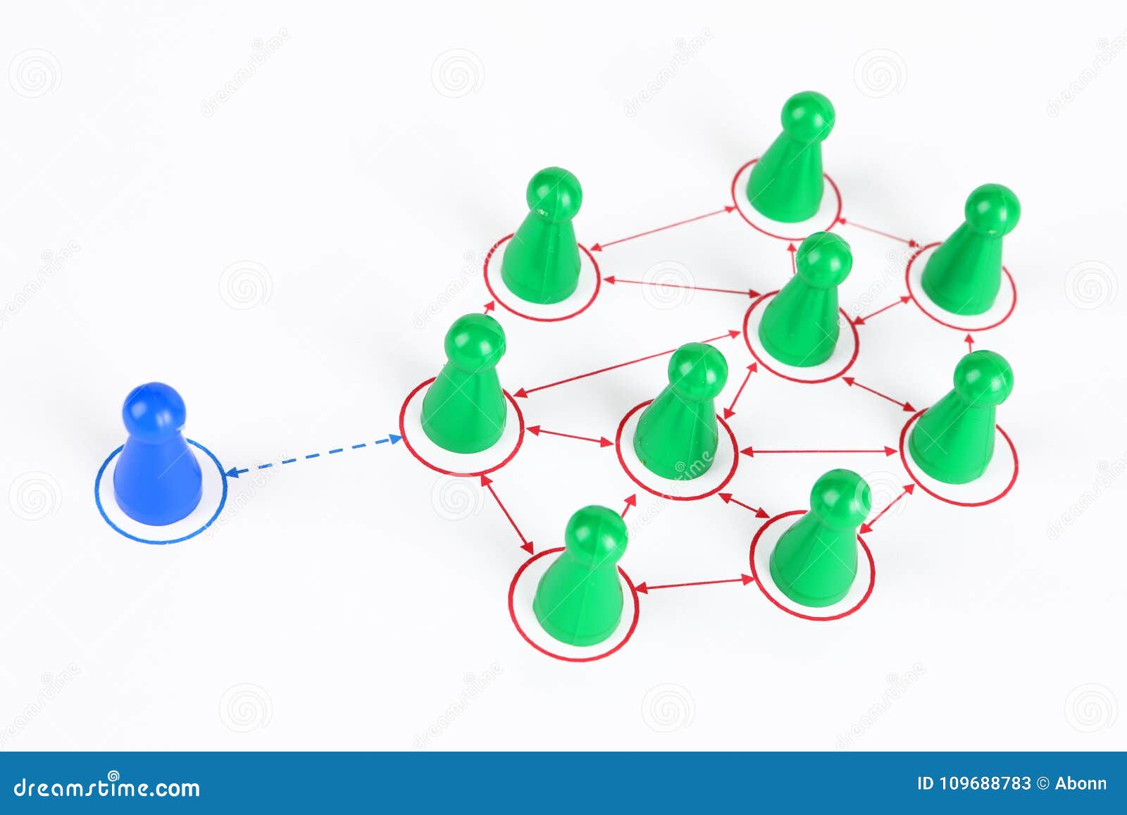 Teamwork with Different Characters Stock Image - Image of boss, support ...