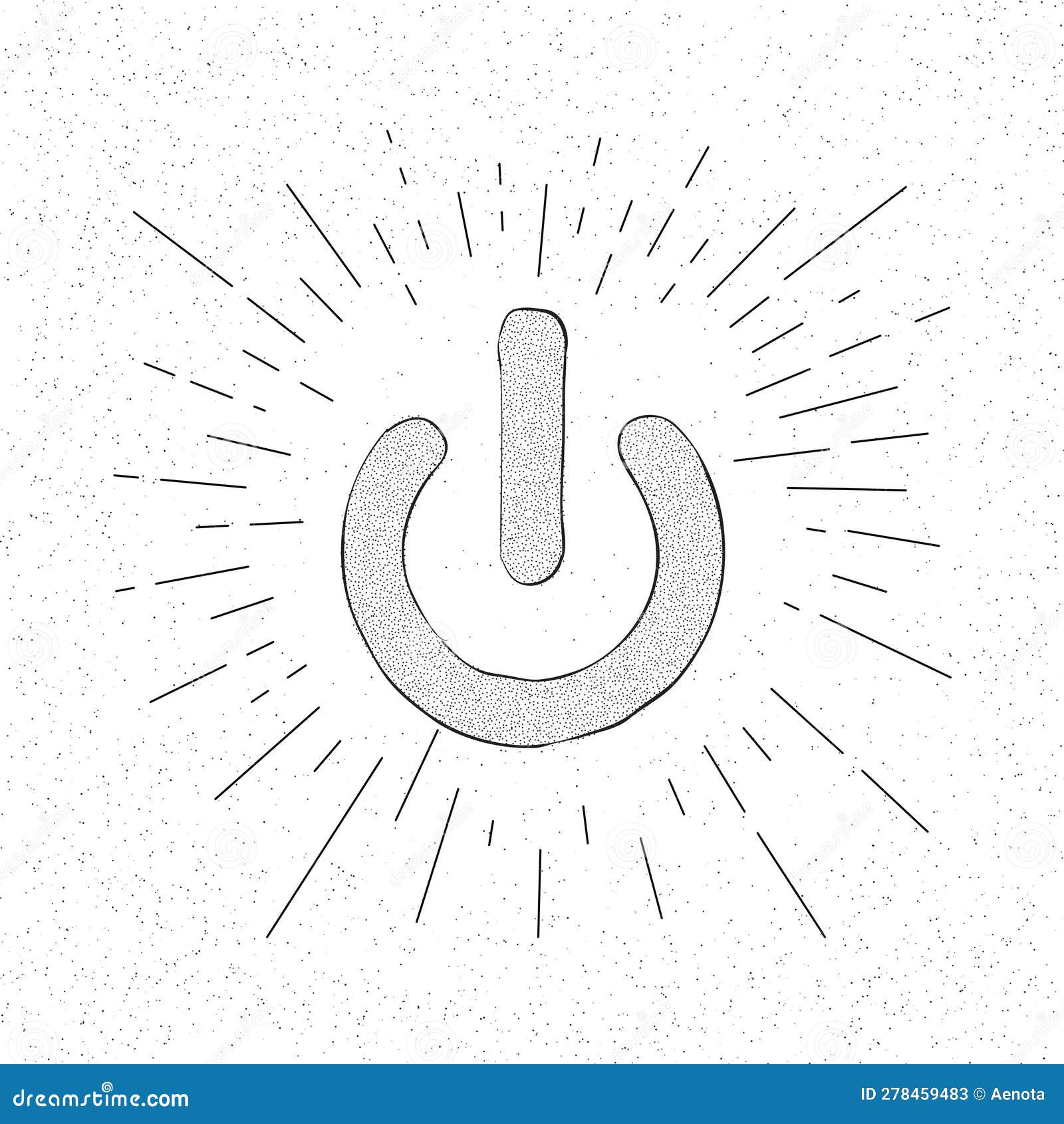 Symbol of Power - Icon on Off Switch Concept Vector Illustration Stock ...