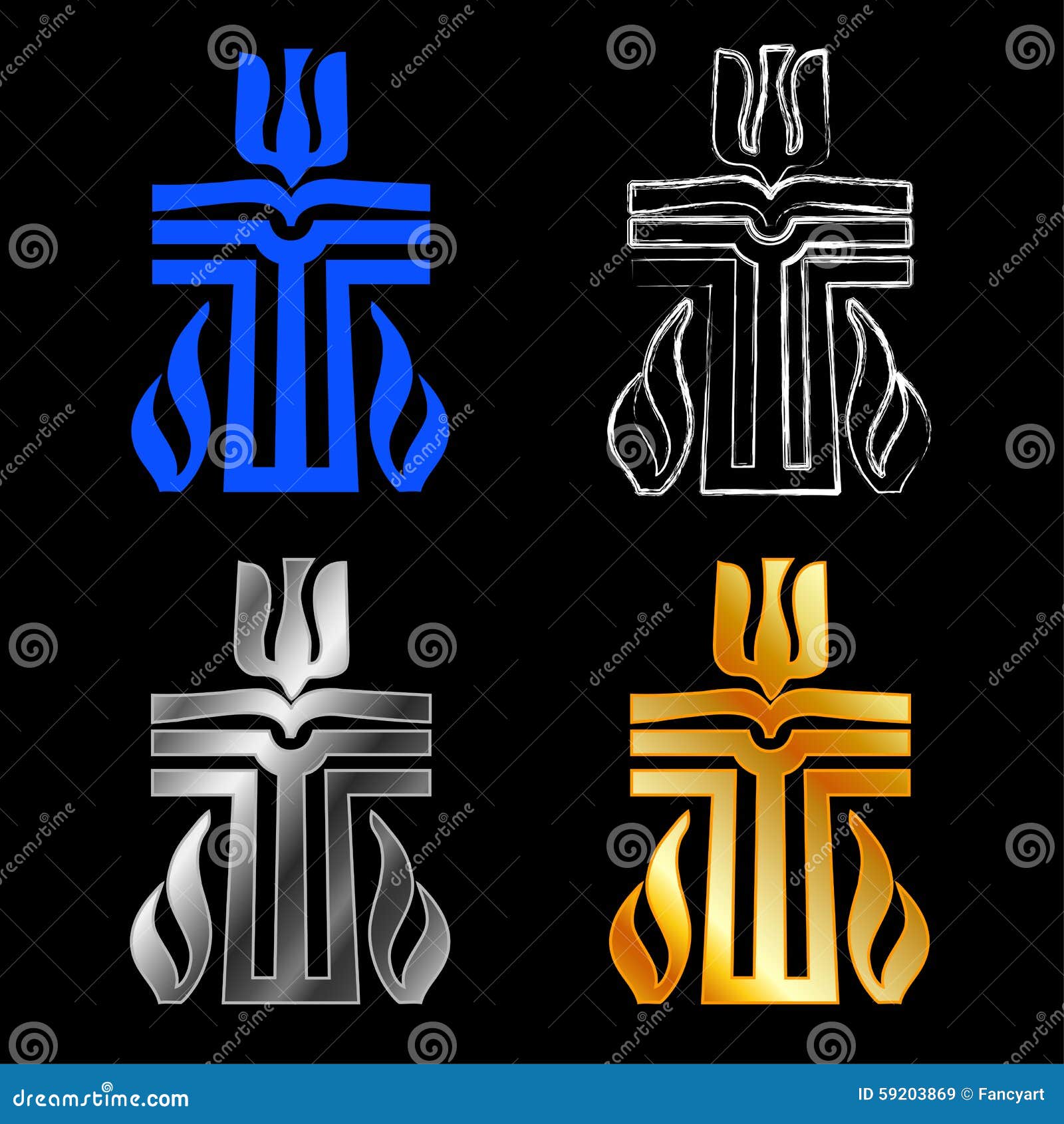 Presbyterian Cross Stock Illustrations – 96 Presbyterian Cross Stock ...
