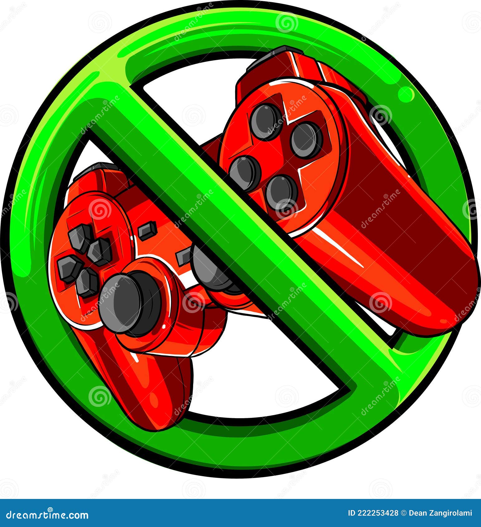 No Video Games Clipart