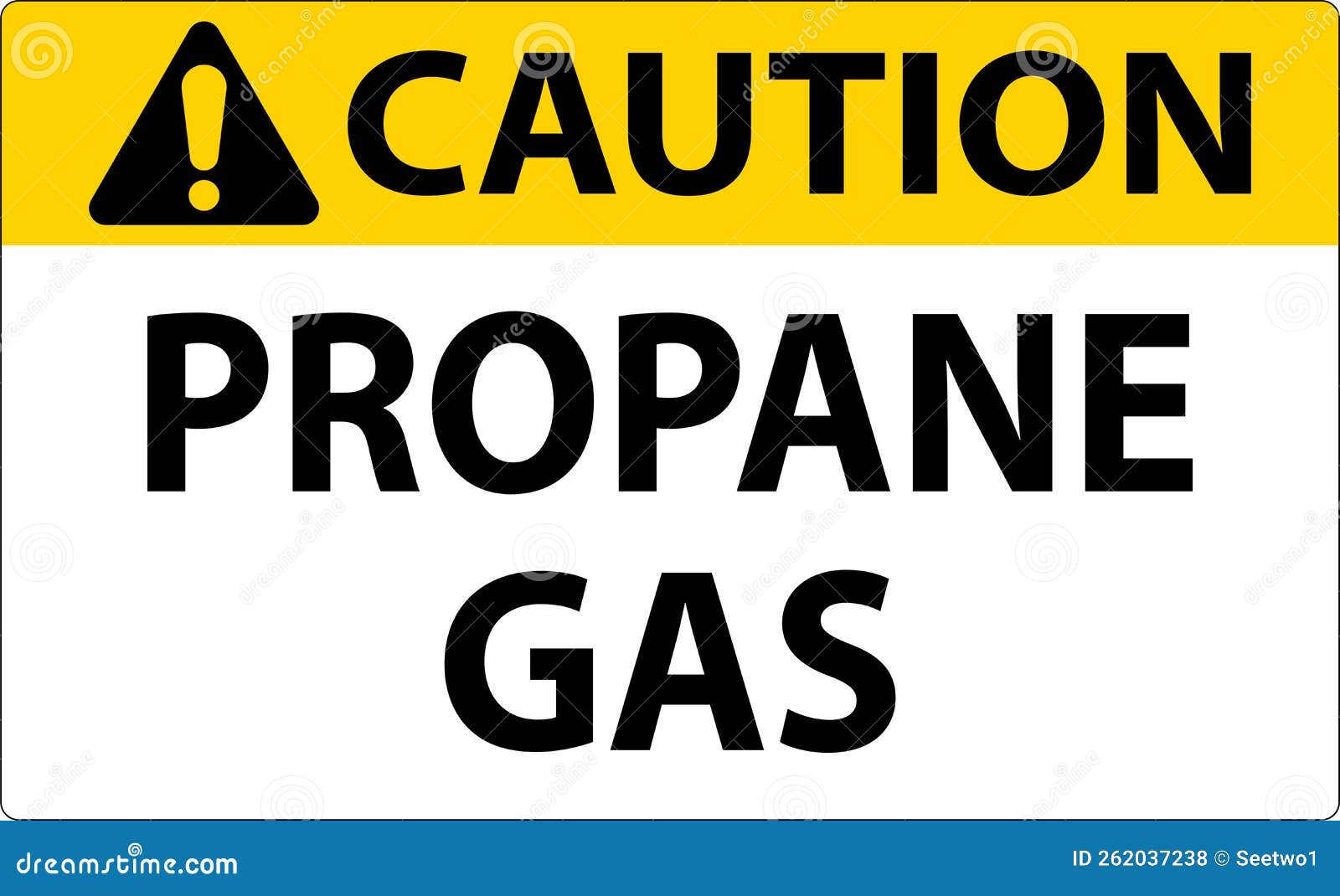 Symbol Propane Caution Label, Propane Gas Sign Stock Vector ...