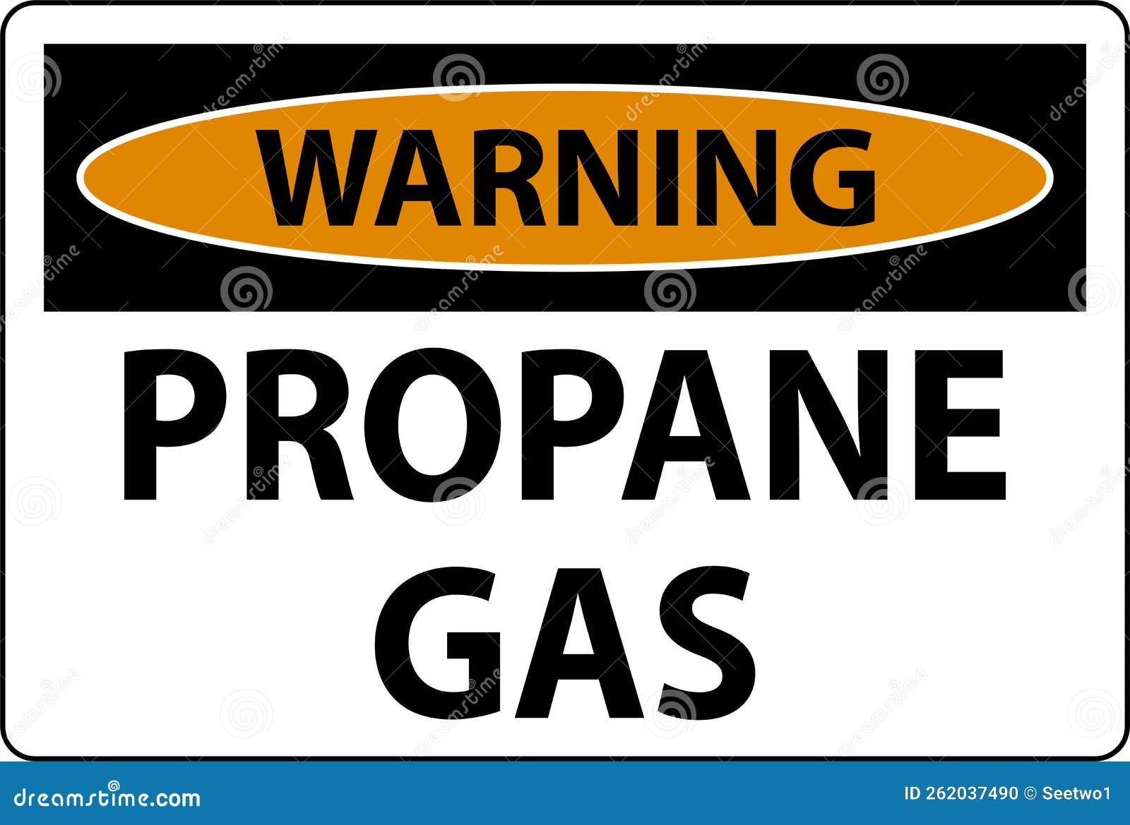 Symbol Propane Warning Label, Propane Gas Sign Stock Vector ...