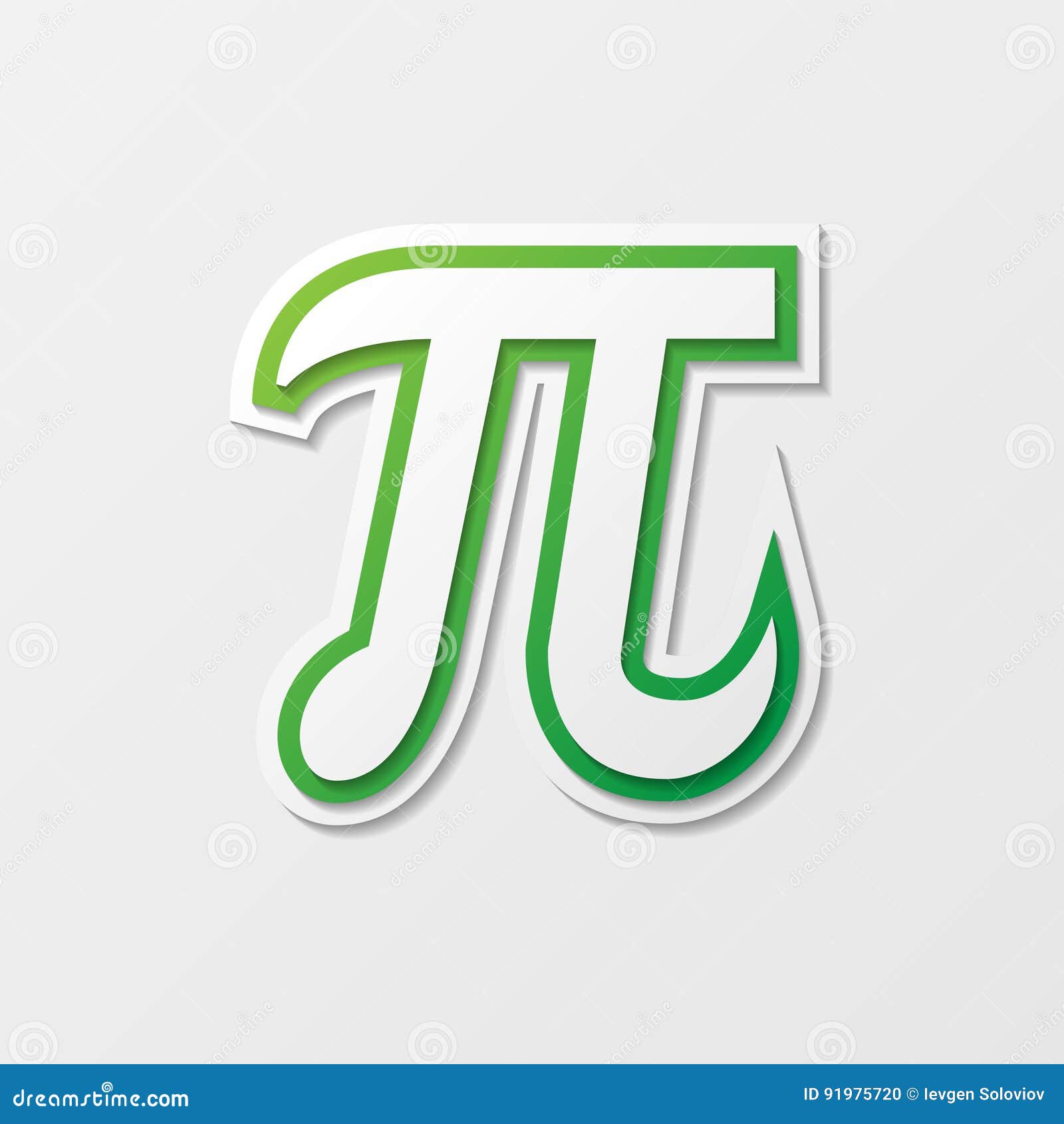 Symbol-PU mit Schatten vektor abbildung. Illustration von kreis - 91975720
