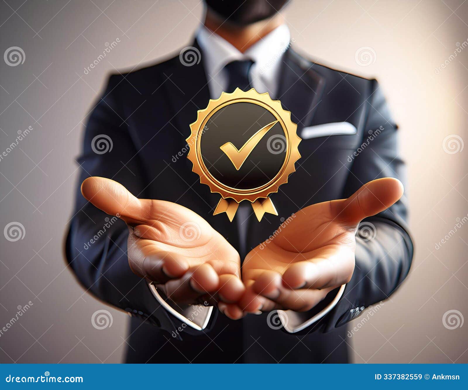 Symbol of Quality Guarantee with Seal of Approval and Checkmark Stock ...