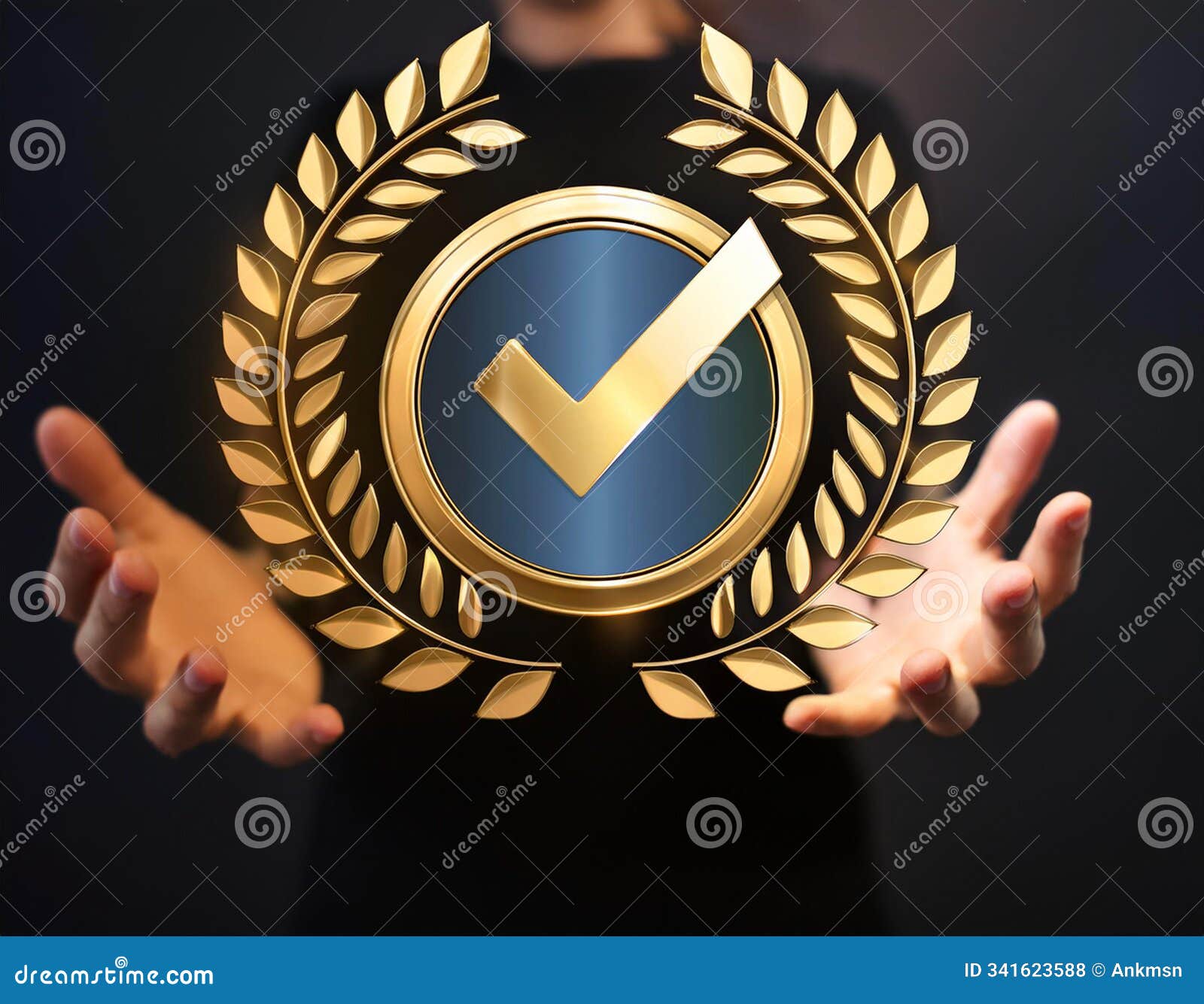 Symbol of Quality Guarantee with Seal of Approval and Checkmark Stock ...