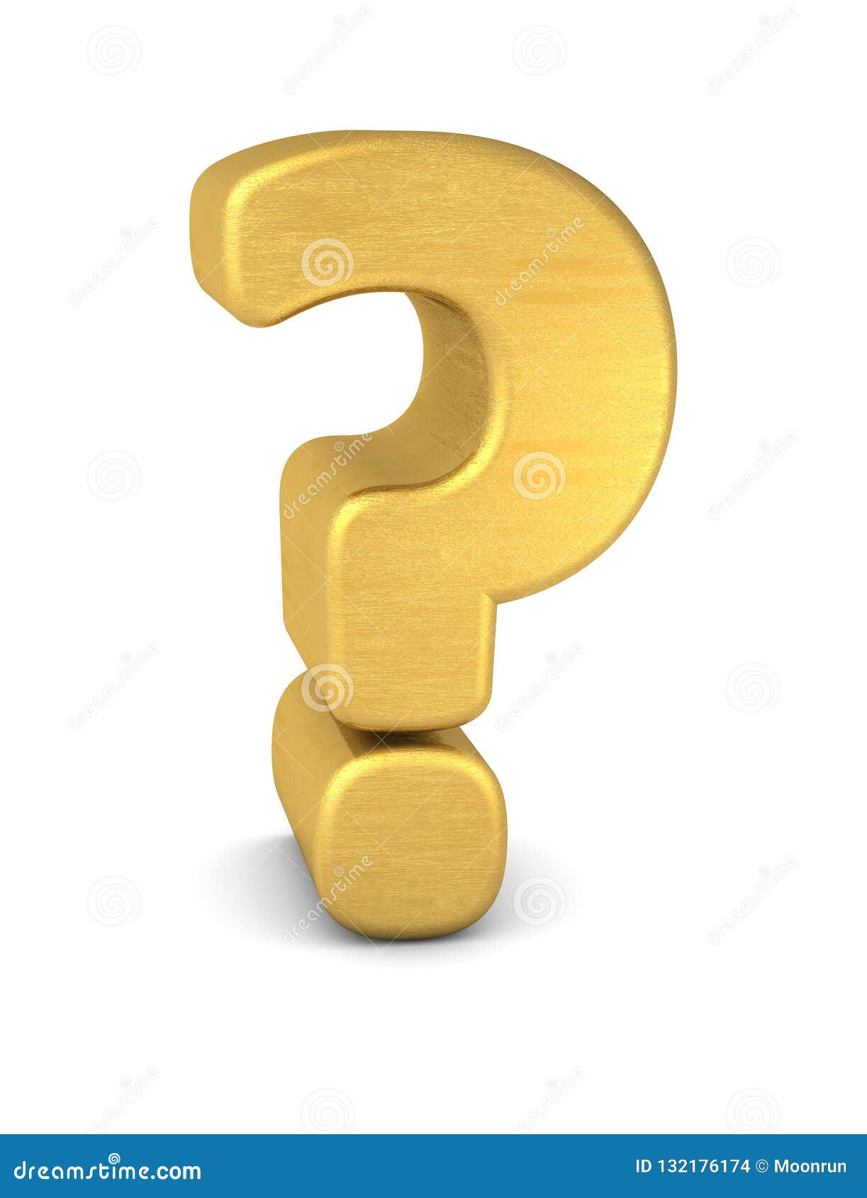 Symbol Question Mark Gold Vertical Stock Illustration - Illustration of ...