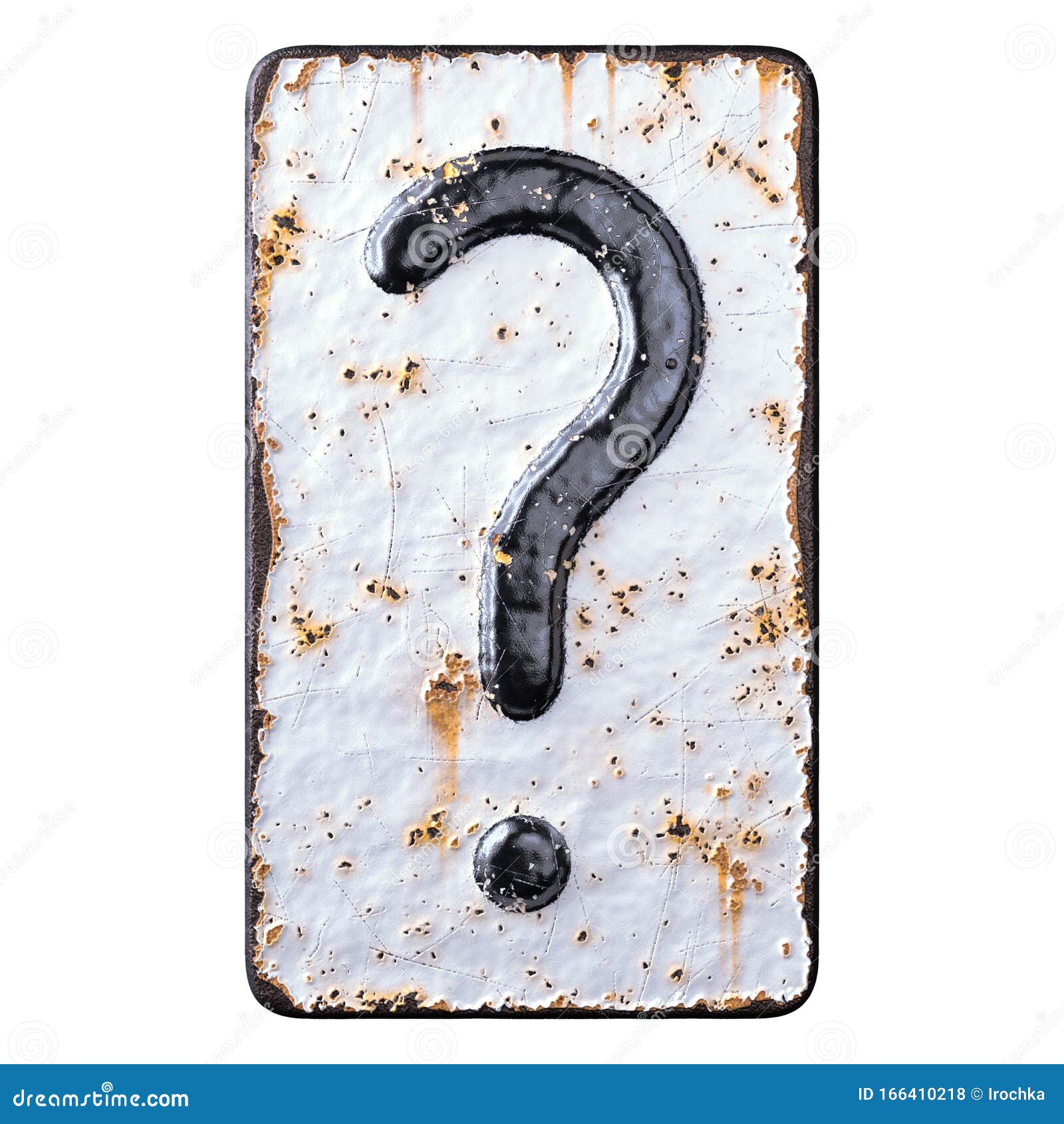 Rust Question Mark Rustic Textures Stock Image | CartoonDealer.com ...