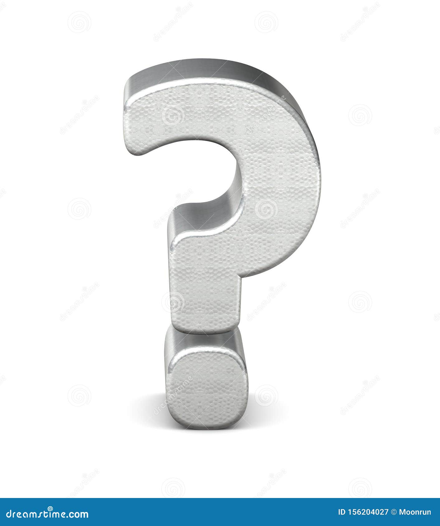 Symbol Question Mark Silver Structure Stock Illustration - Illustration ...