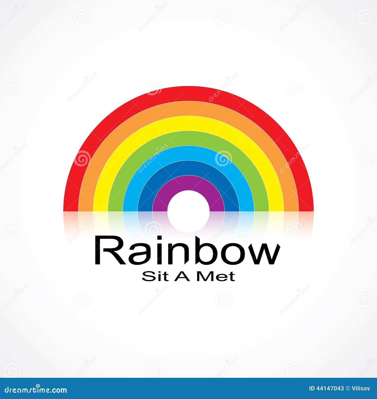Symbol rainbow stock vector. Illustration of bright, organization ...