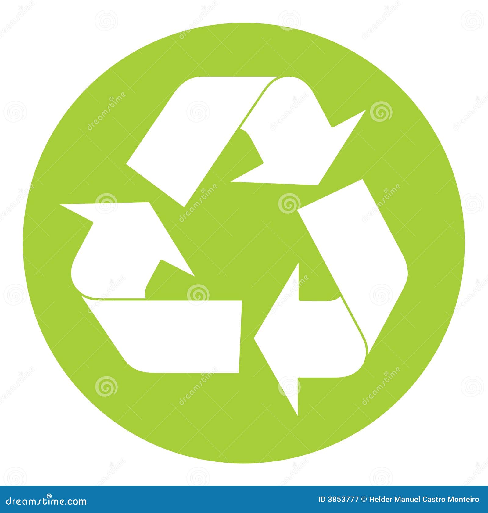 Symbol recyklingu ilustracja wektor. Ilustracja złożonej z recykling ...
