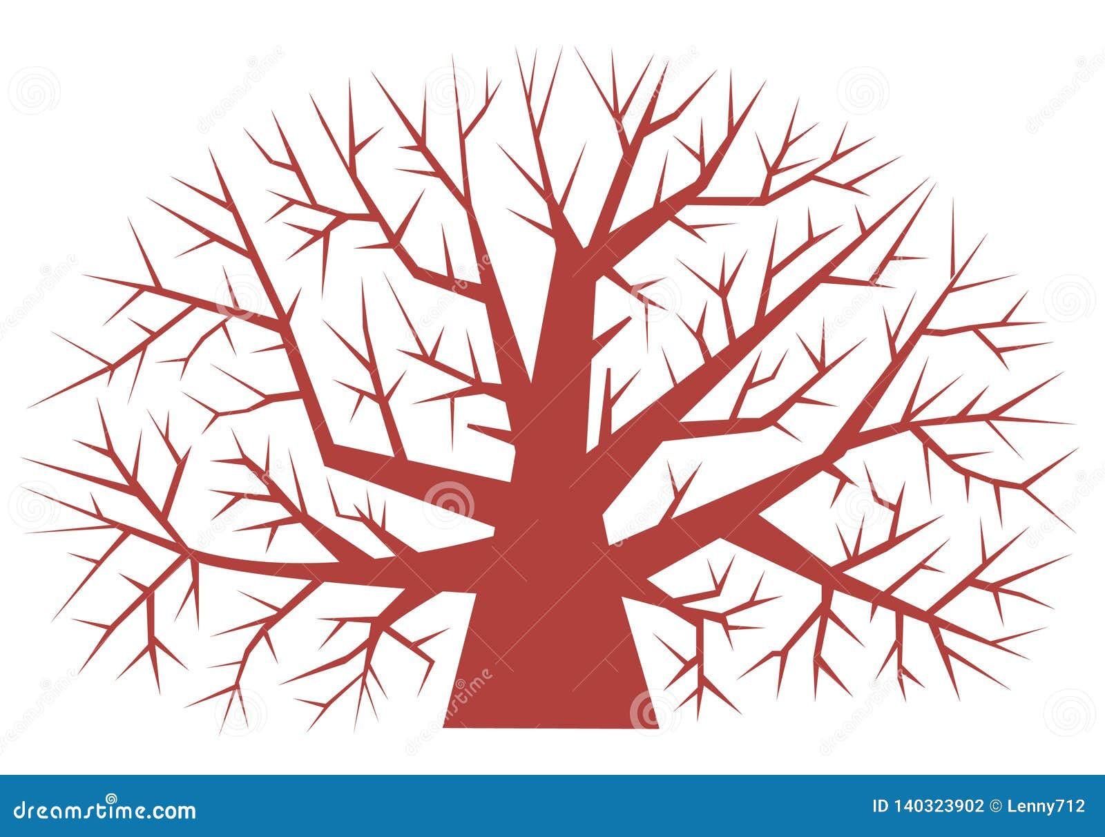 Symbol Tree Vector Illustration Stock Vector - Illustration of autumn ...