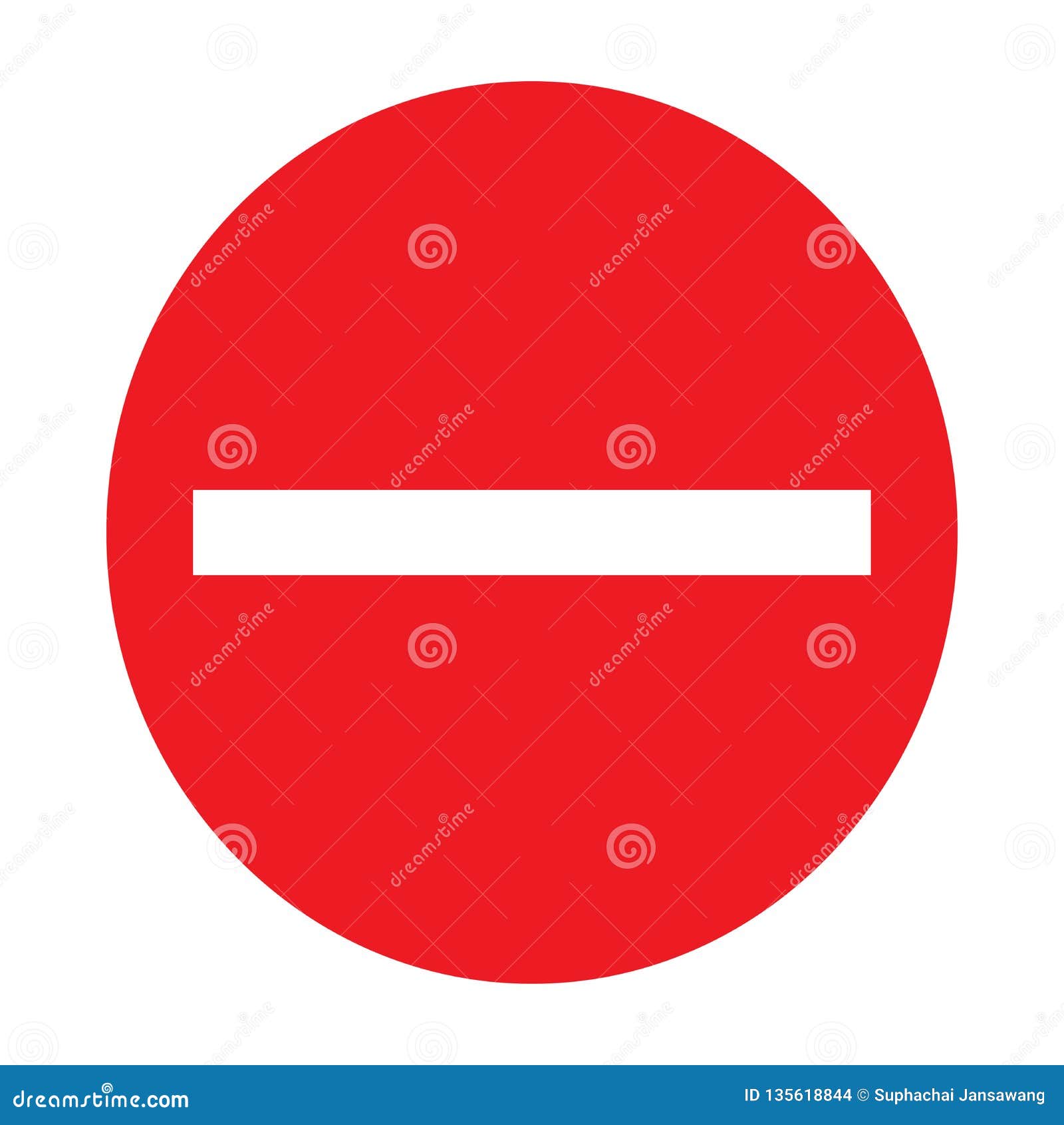 Symbol Red Vector Isolated on a White Background Stock Vector ...