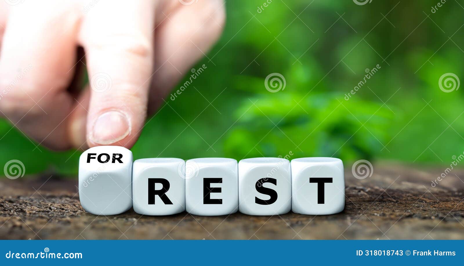 Symbol for Relaxing in the Forrest. Stock Image - Image of rest, mind ...