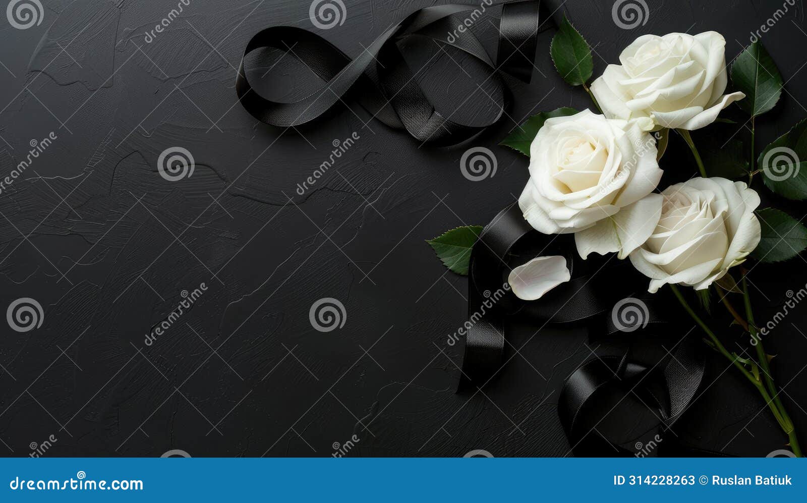 A Symbol of Remembrance is the Mourning Stock Image - Image of ...