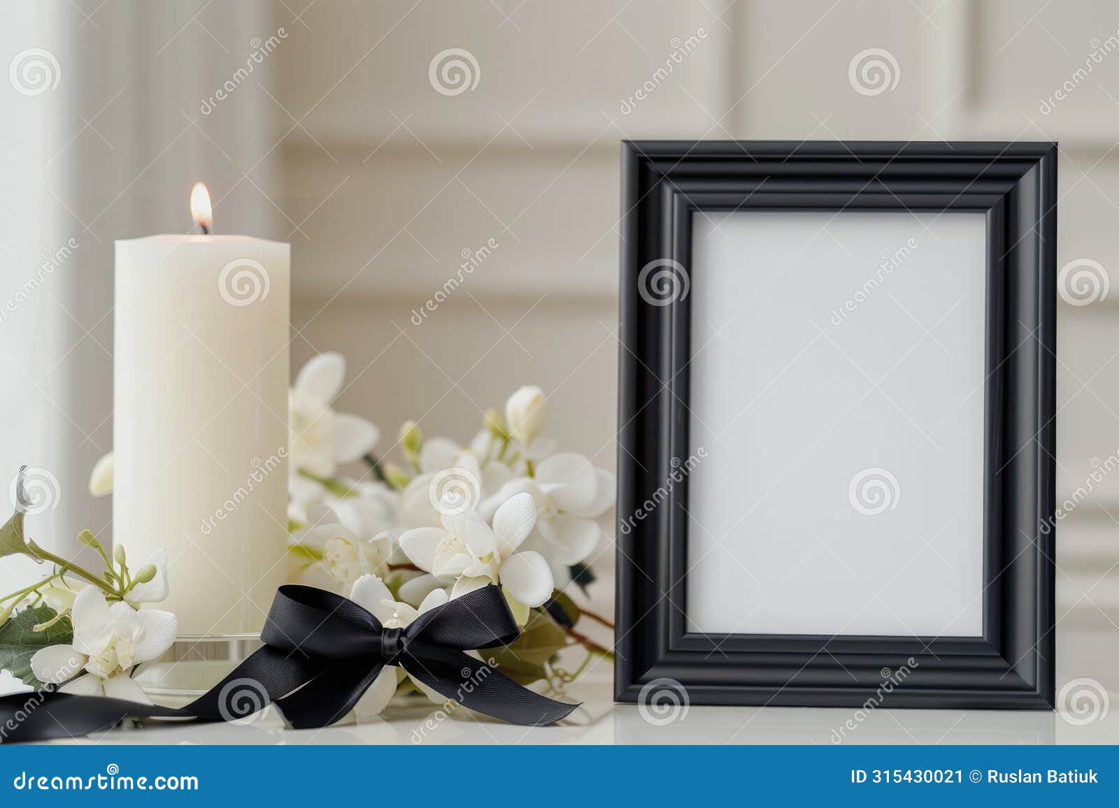 A Symbol of Remembrance is the Mourning Stock Image - Image of worship ...