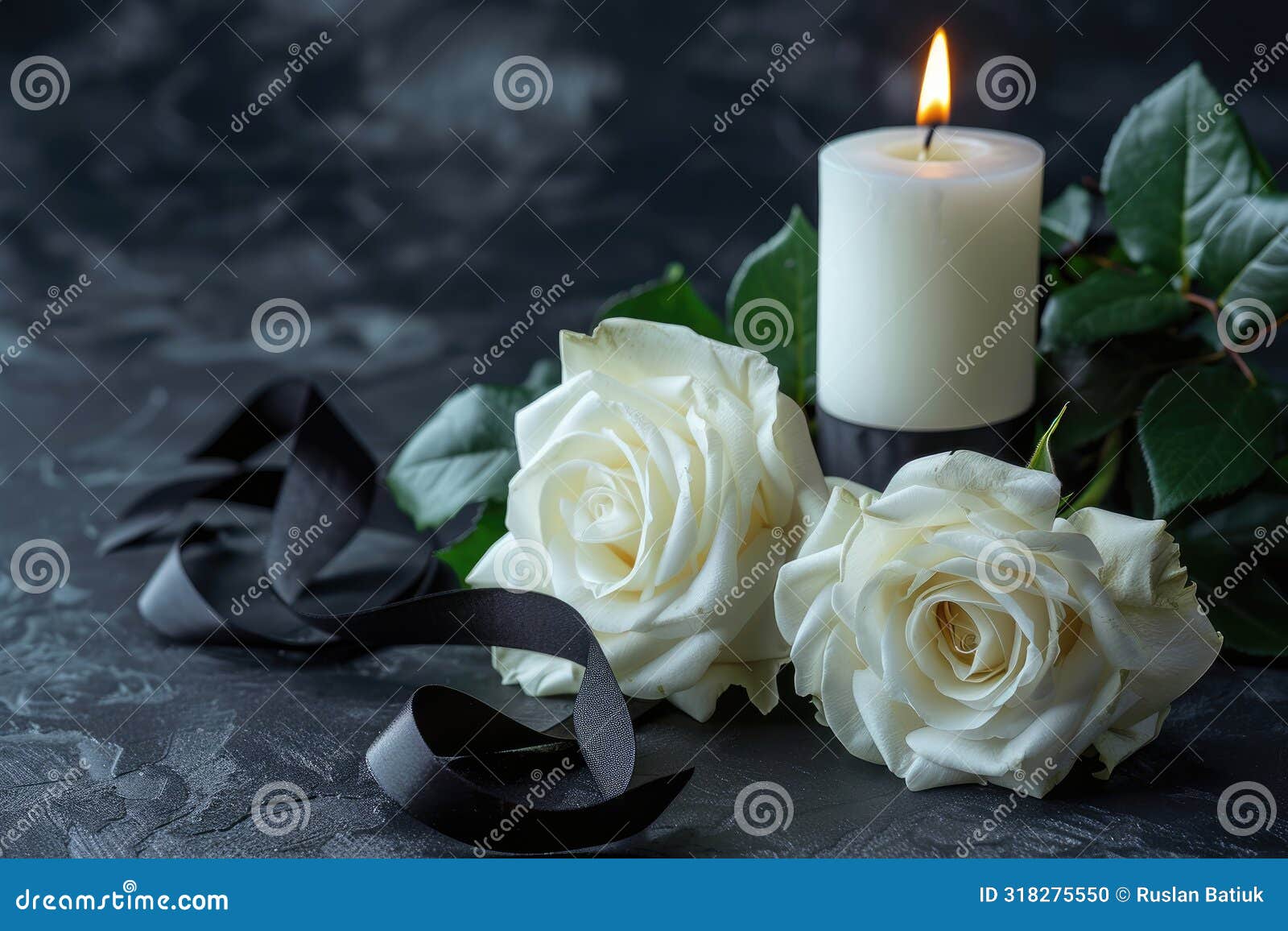 A Symbol of Remembrance is the Mourning Stock Photo - Image of rite ...