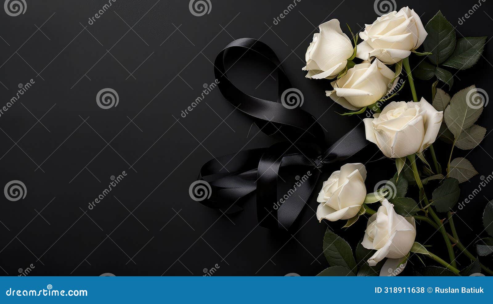 A Symbol of Remembrance is the Mourning Stock Photo - Image of loss ...