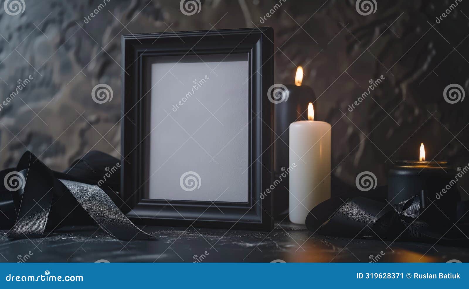A Symbol of Remembrance is the Mourning Stock Image - Image of vespers ...