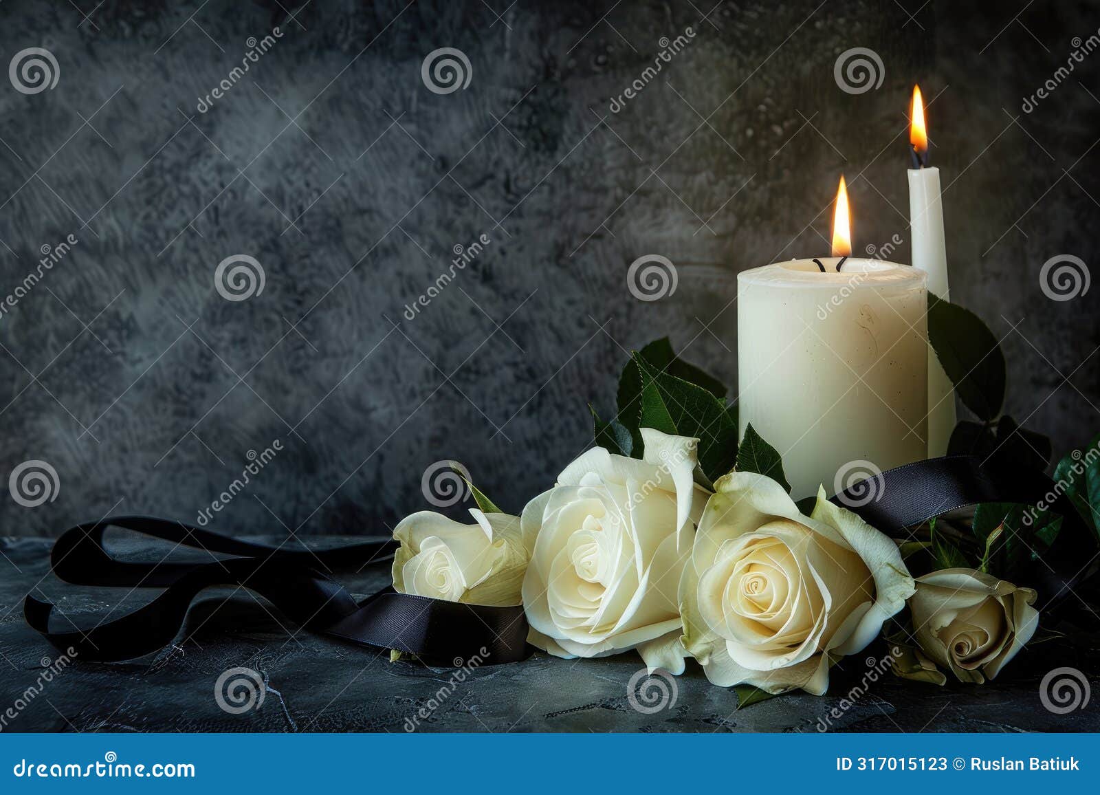 A Symbol of Remembrance is the Mourning Stock Image - Image of stone ...