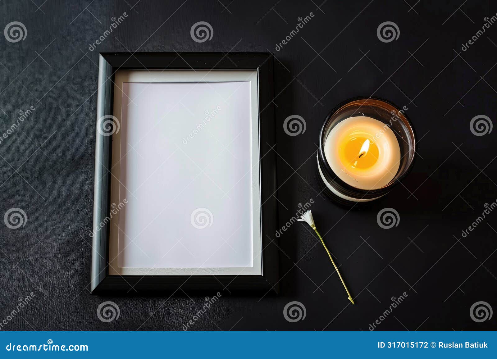 A Symbol of Remembrance is the Mourning Stock Photo - Image of ...