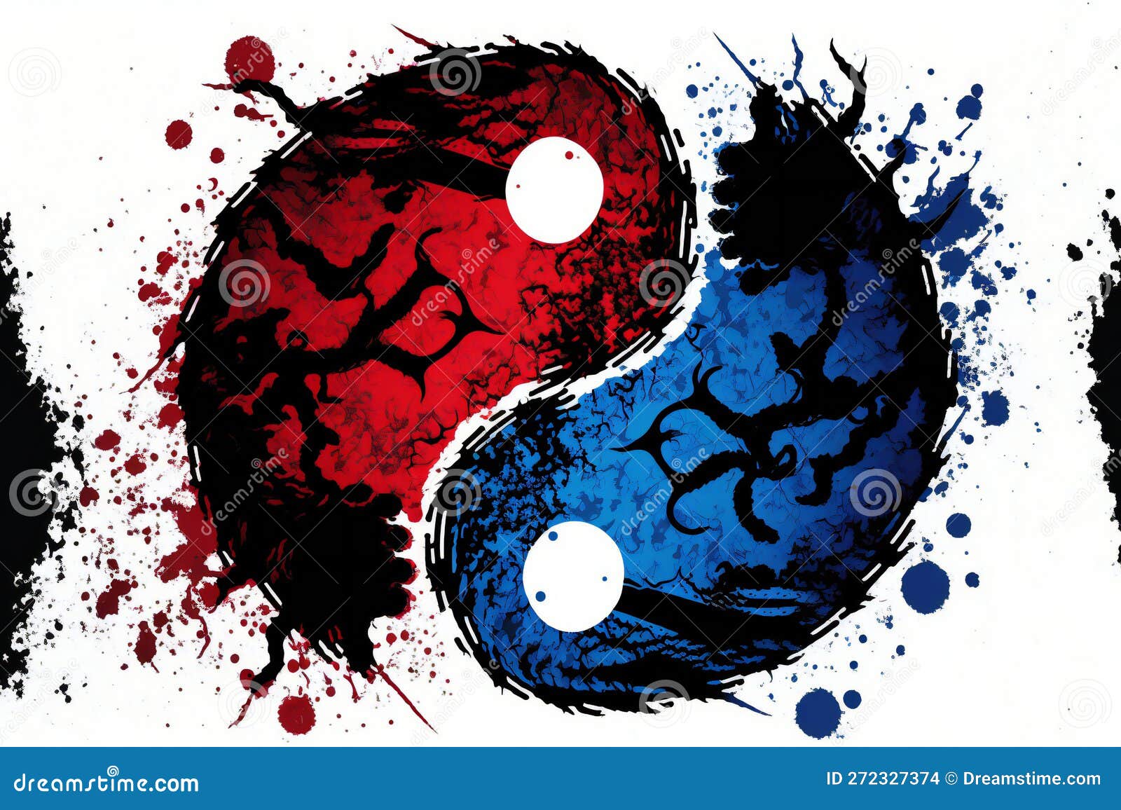 Symbol Rivalry and Struggle Mging a Compound Ink, Abstract, Religion ...