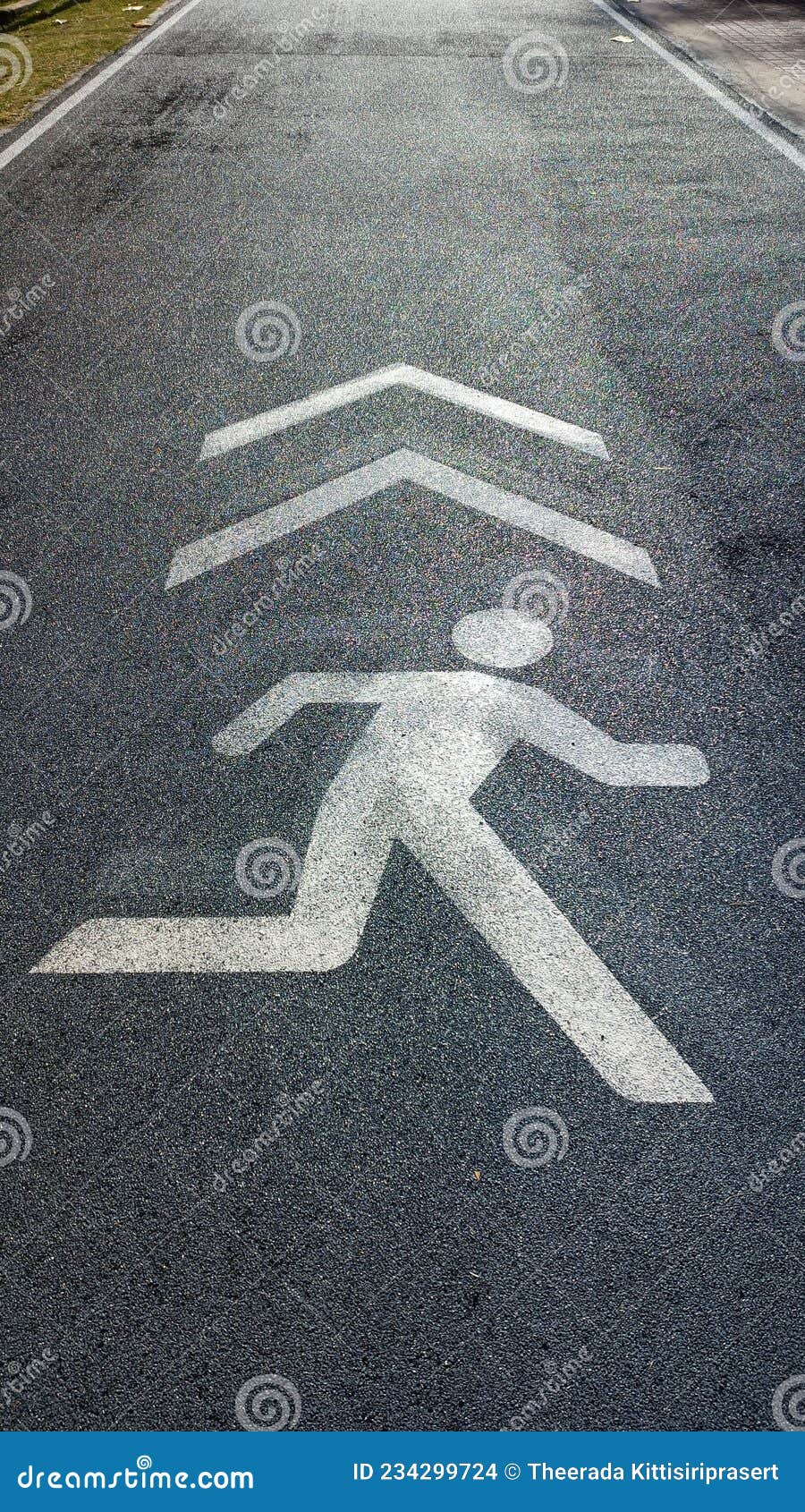 Track Running Symbol