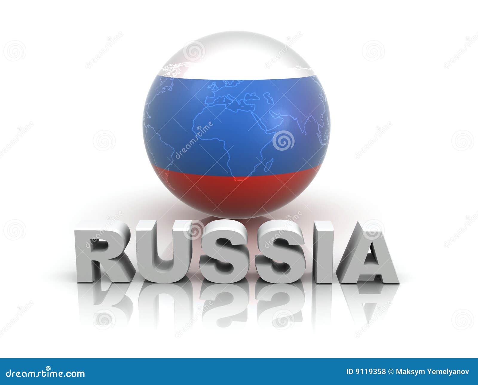 Symbol of Russia stock illustration. Illustration of russia - 9119358