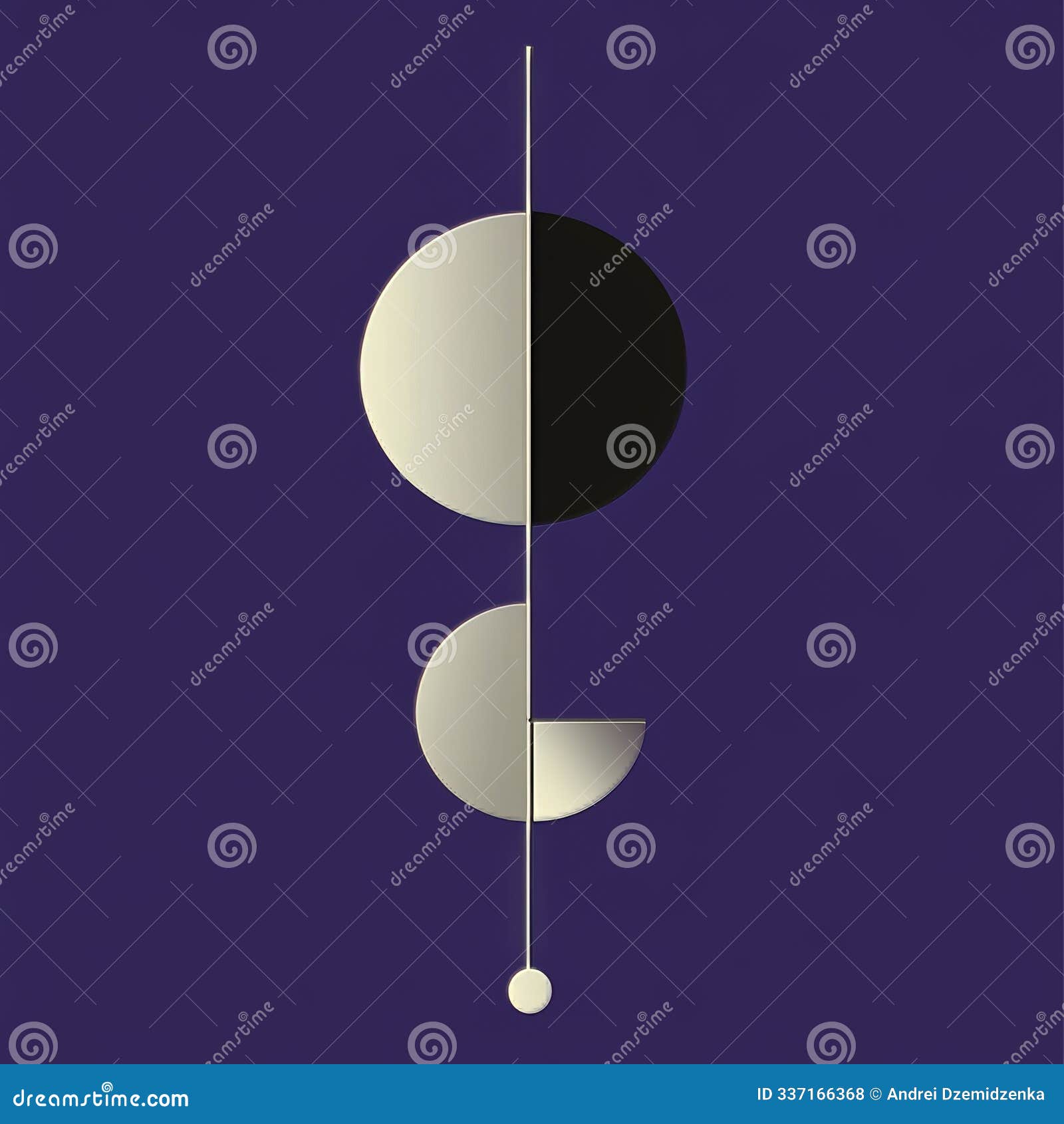 Symbol of Sacrificial Geometry on Abstract Background with Mystic Sign ...