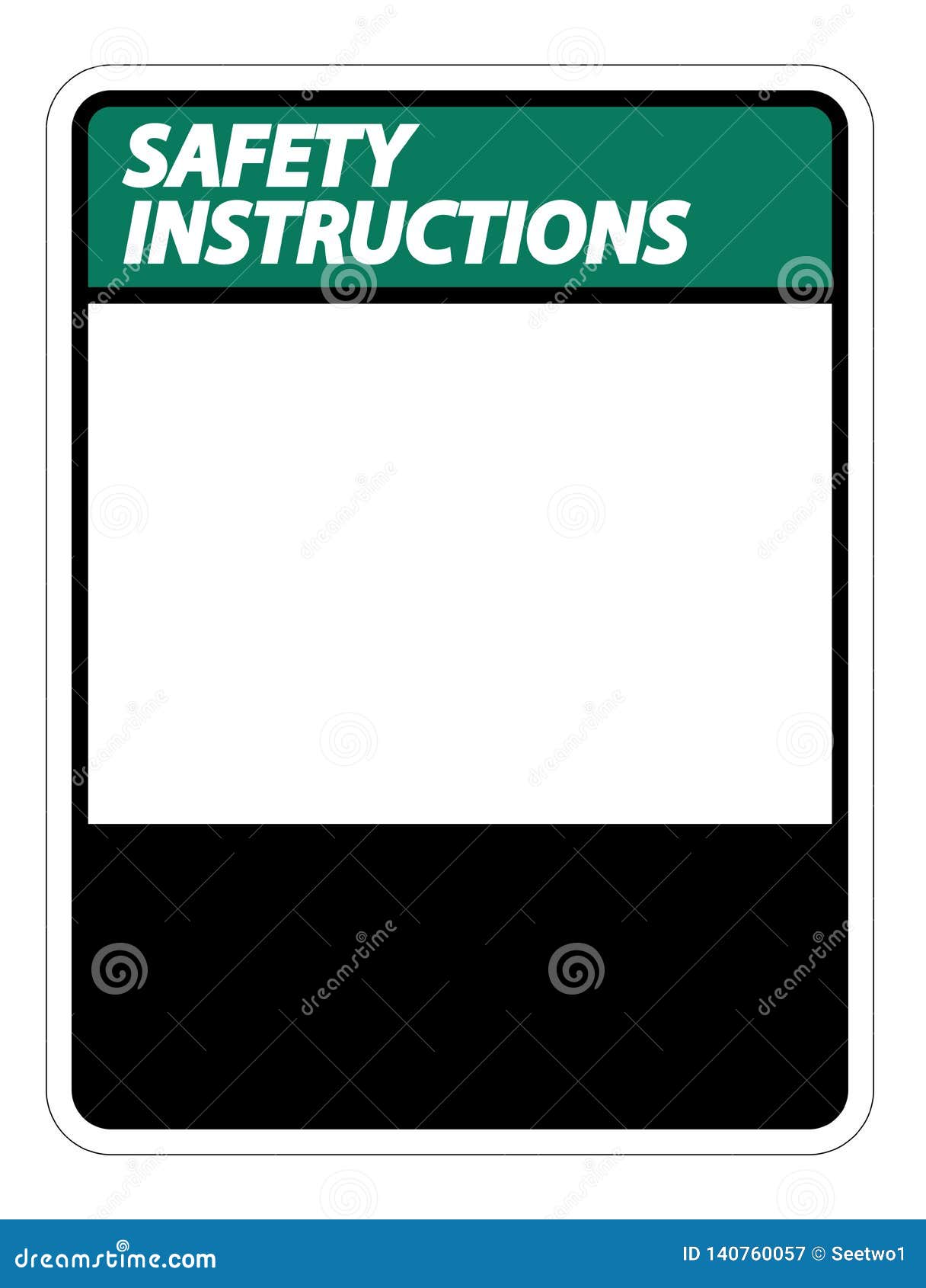 Safety Instructions Sign Proper PPE Required Boots, Hardhats, Gloves ...