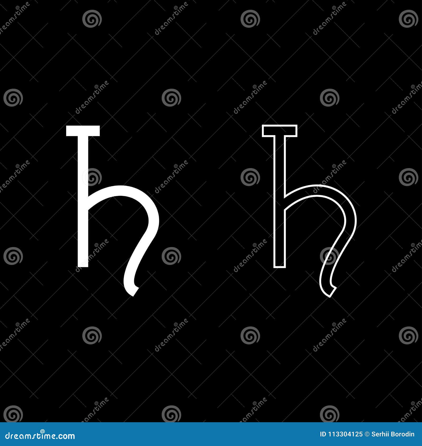 Symbol Of Saturn, Saturn Sign, Astrology Saturn Planet Royalty-Free ...