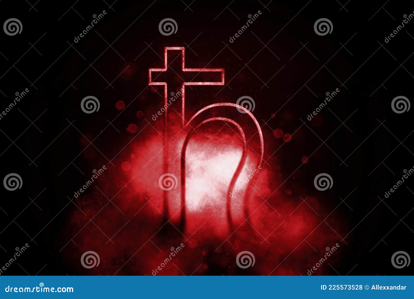 Symbol of Saturn, Saturn Sign, Astrology Saturn Planet Stock Photo ...