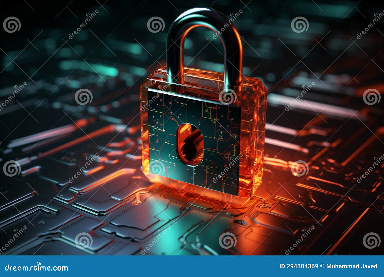 The Symbol of Security is Conveyed through an Abstract Lock/key Image ...