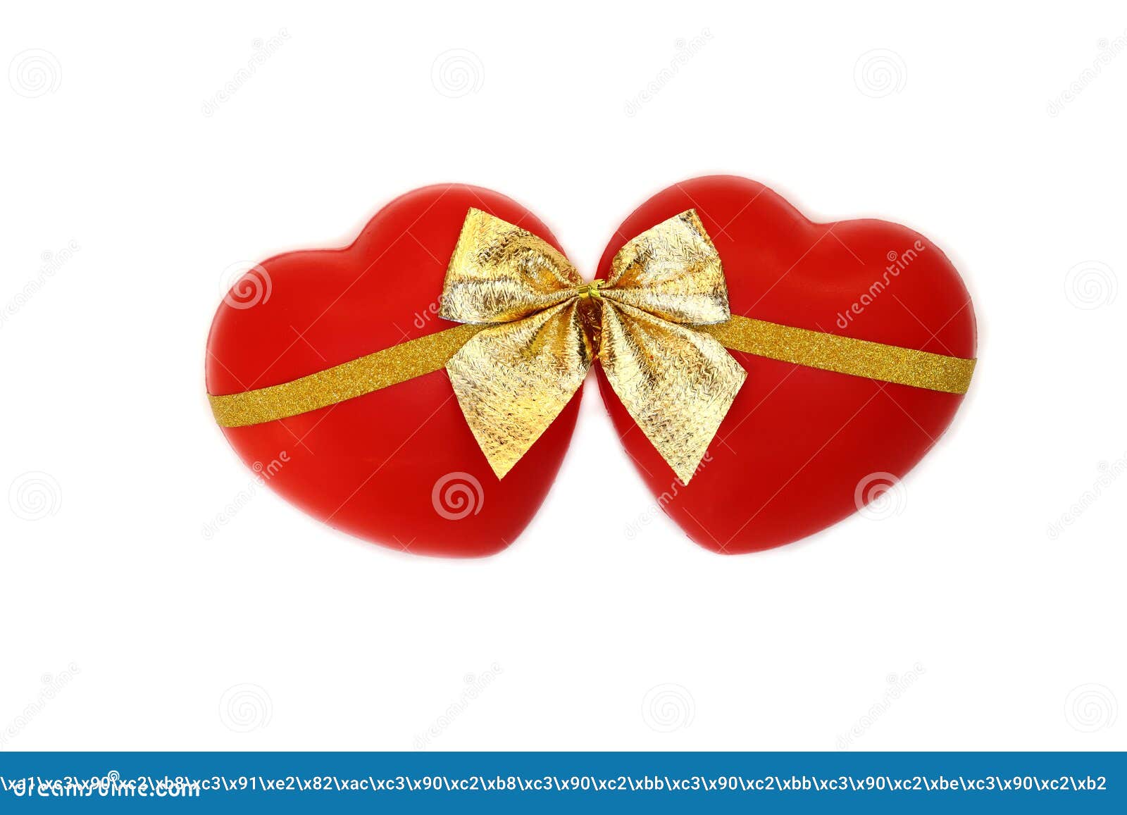 Symbol in the Shape of Two Hearts Stock Photo - Image of crafts, dating ...