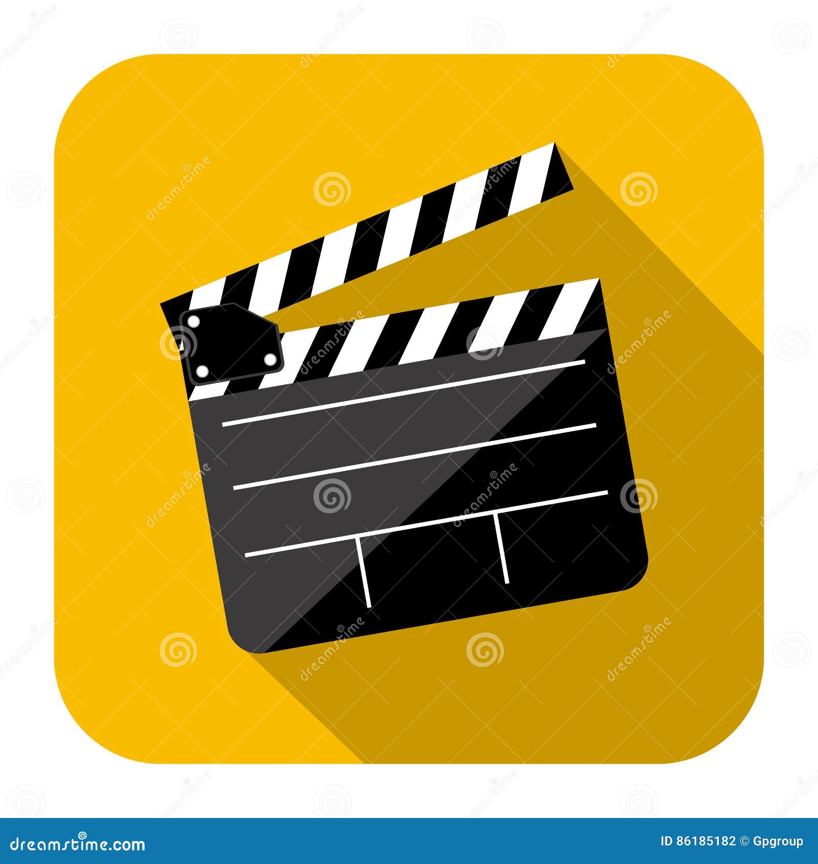 Symbol short film icon stock illustration. Illustration of game - 86185182