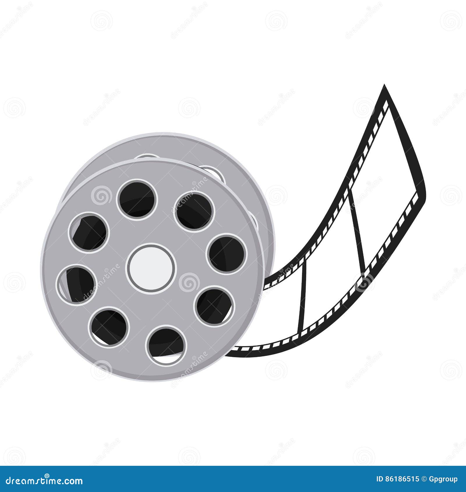 Symbol short film icon stock illustration. Illustration of ...