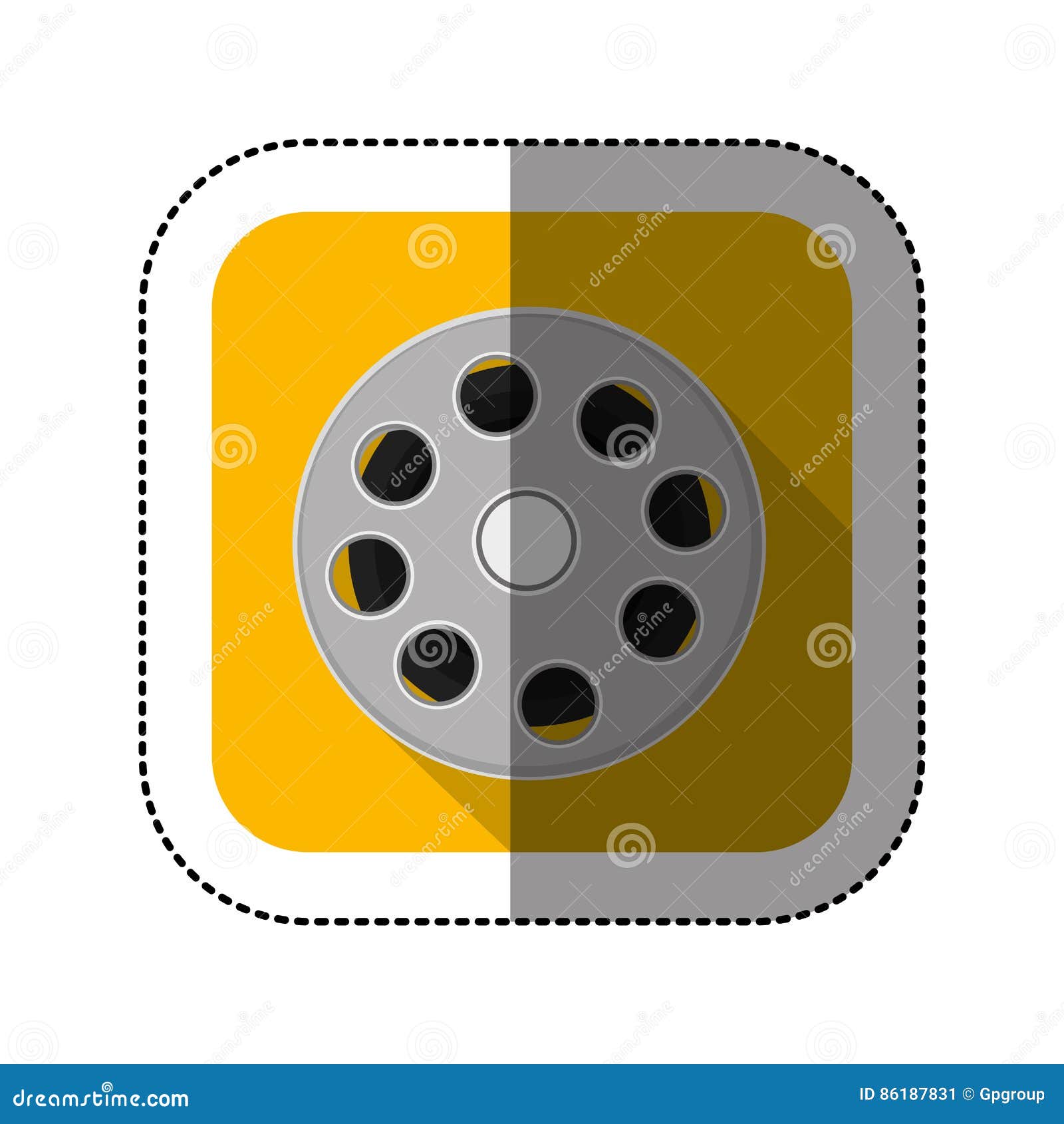 Symbol Short Film Icon Royalty-Free Illustration | CartoonDealer.com ...