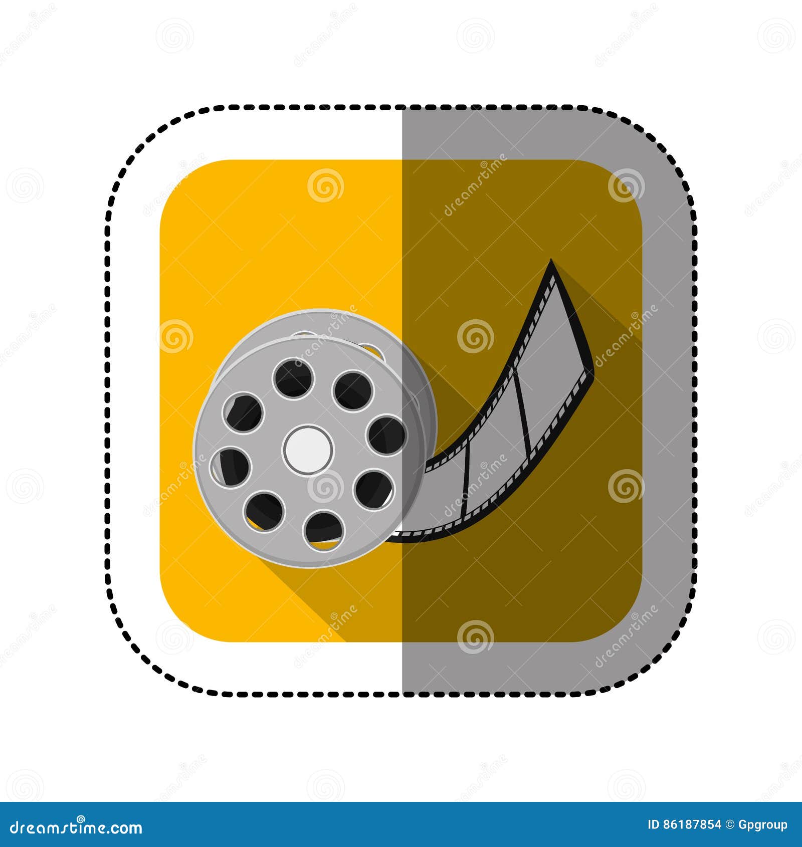Symbol Short Film Icon Royalty-Free Illustration | CartoonDealer.com ...