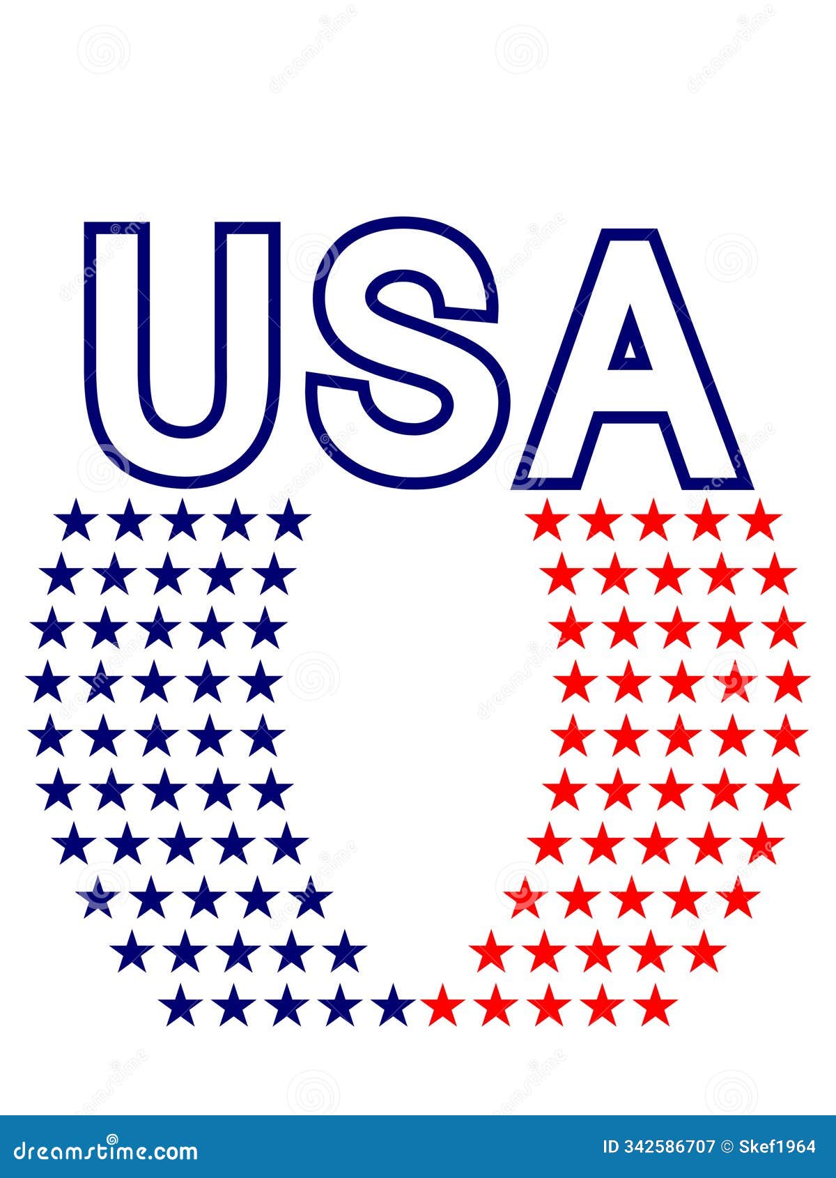 American Flag Symbols Patriotic Emblem Symbol Sign on White Background ...