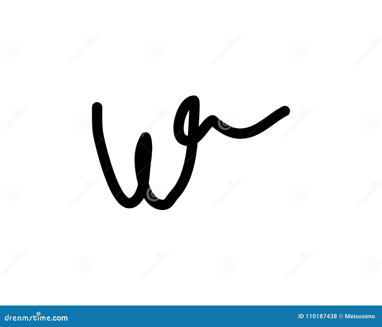 W letter signature logo stock vector. Illustration of logo - 110187438 W letter signature logo stock vector. Illustration of logo - 110187438
