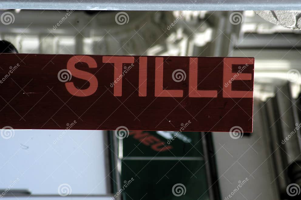 Symbol for Silence or Tranquility Stock Image - Image of feeling, relax ...