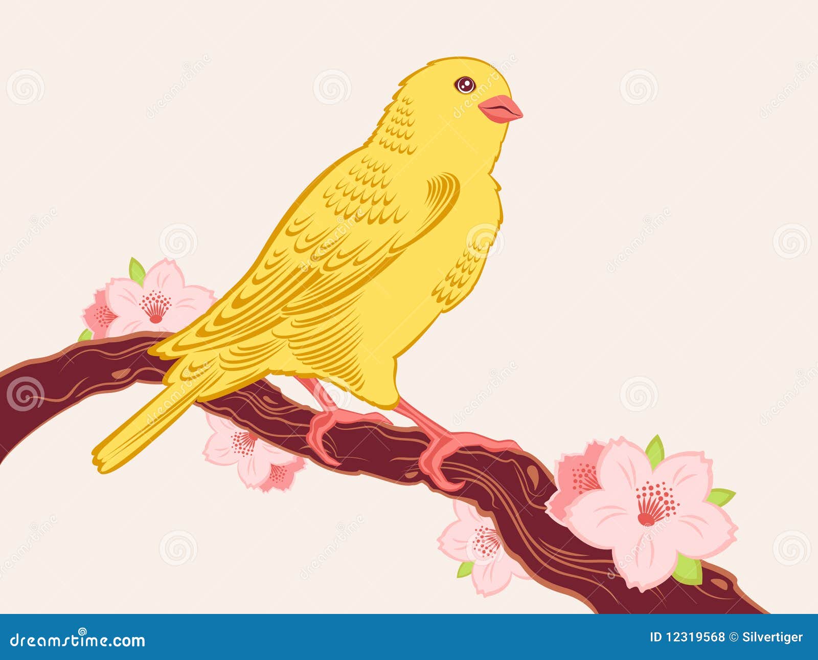 Symbol of spring stock vector. Illustration of blossom - 12319568