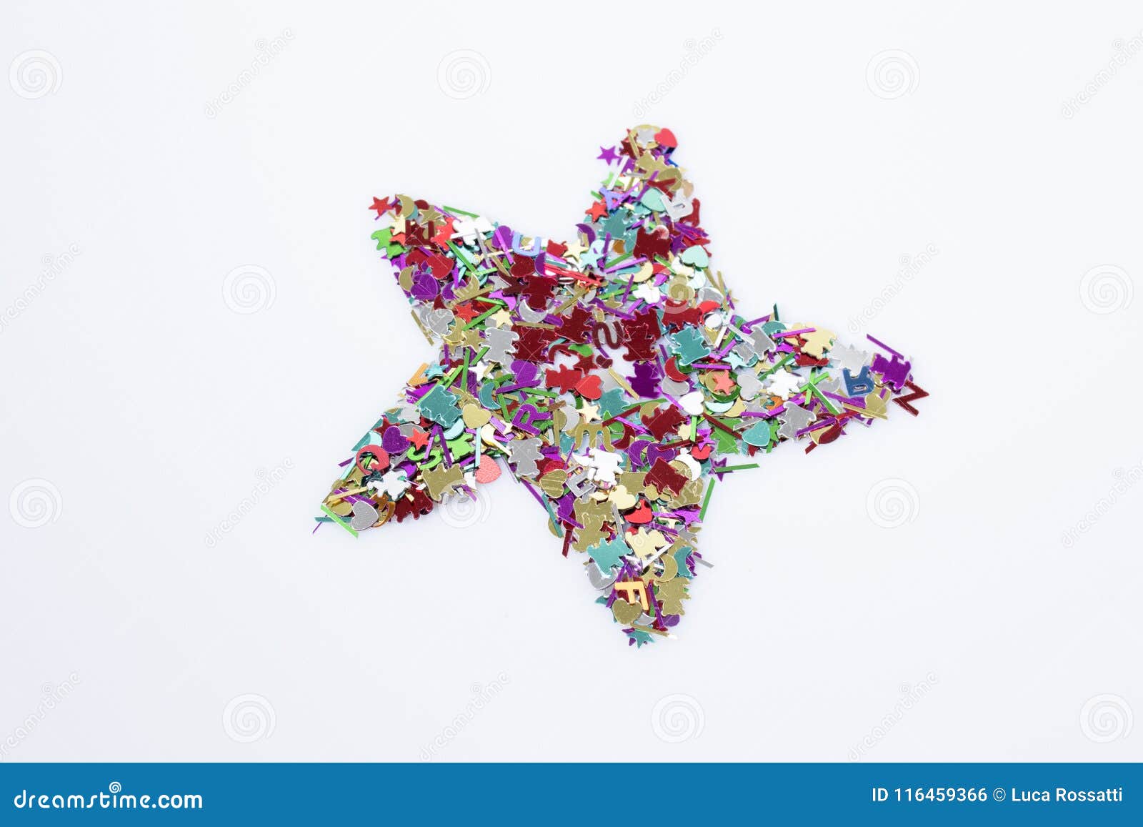 Symbol Star Multicolor Isolated in a White Background Stock Photo ...