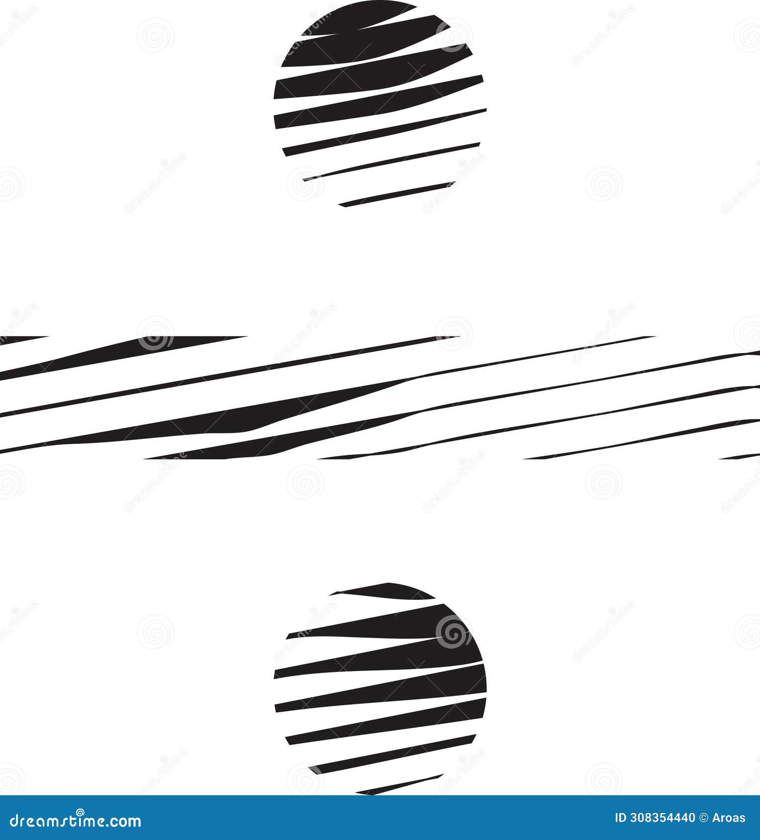 Symbol with Stripe Motion Line Logo Stock Vector - Illustration of ...