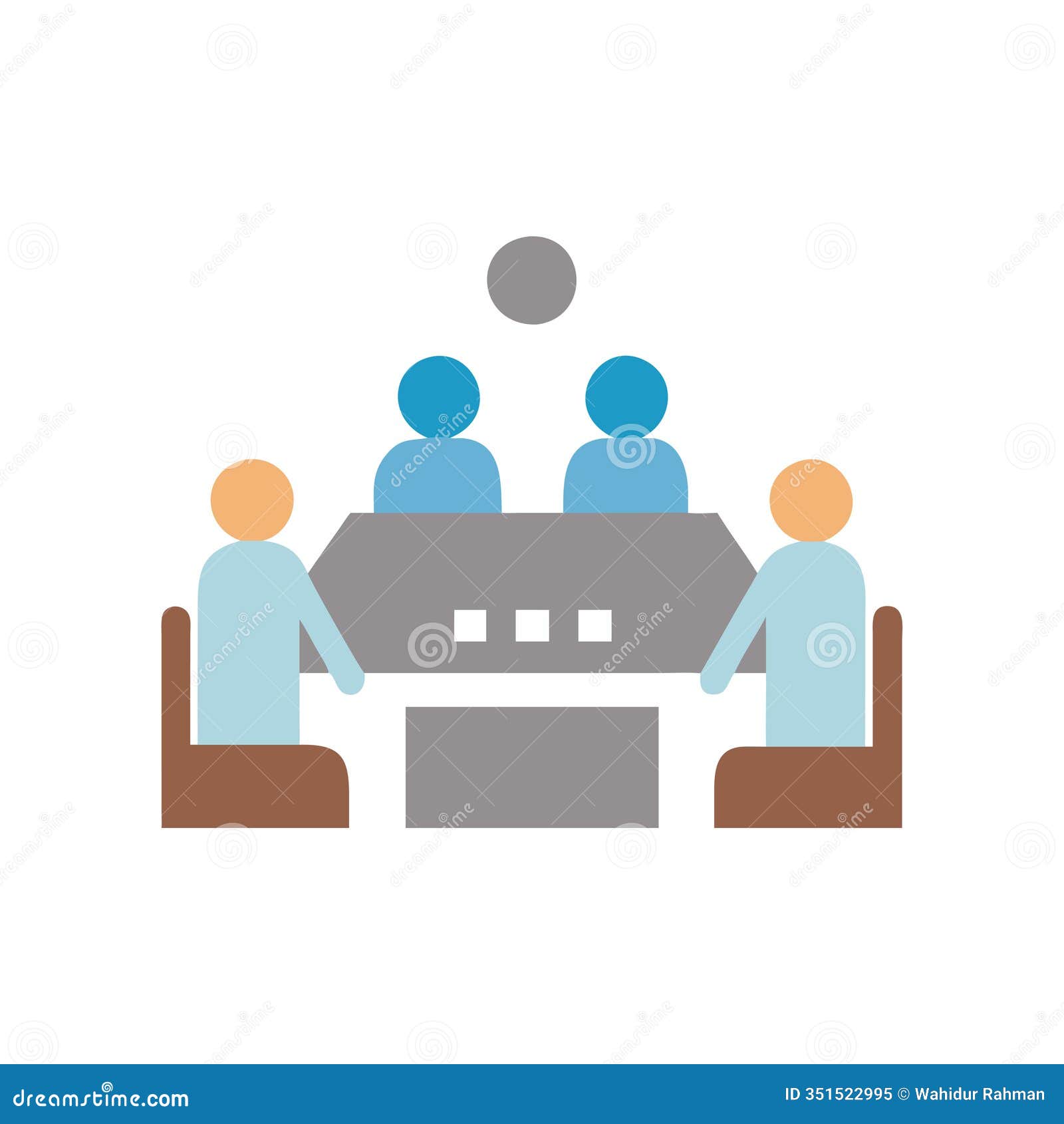 Stylish Conference Stand Symbol Vector Illustration | CartoonDealer.com ...