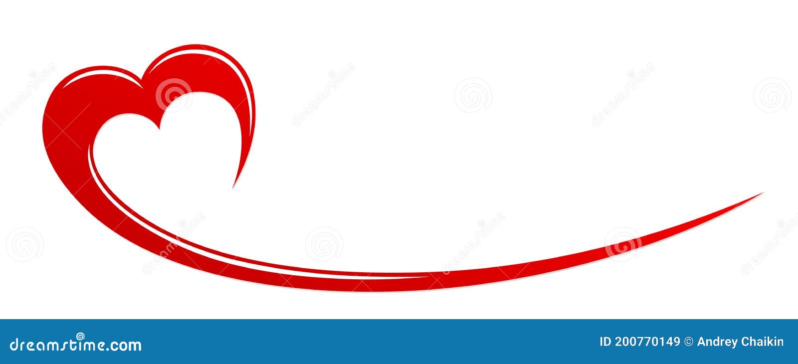 Symbol of stylized heart. stock vector. Illustration of valentine ...